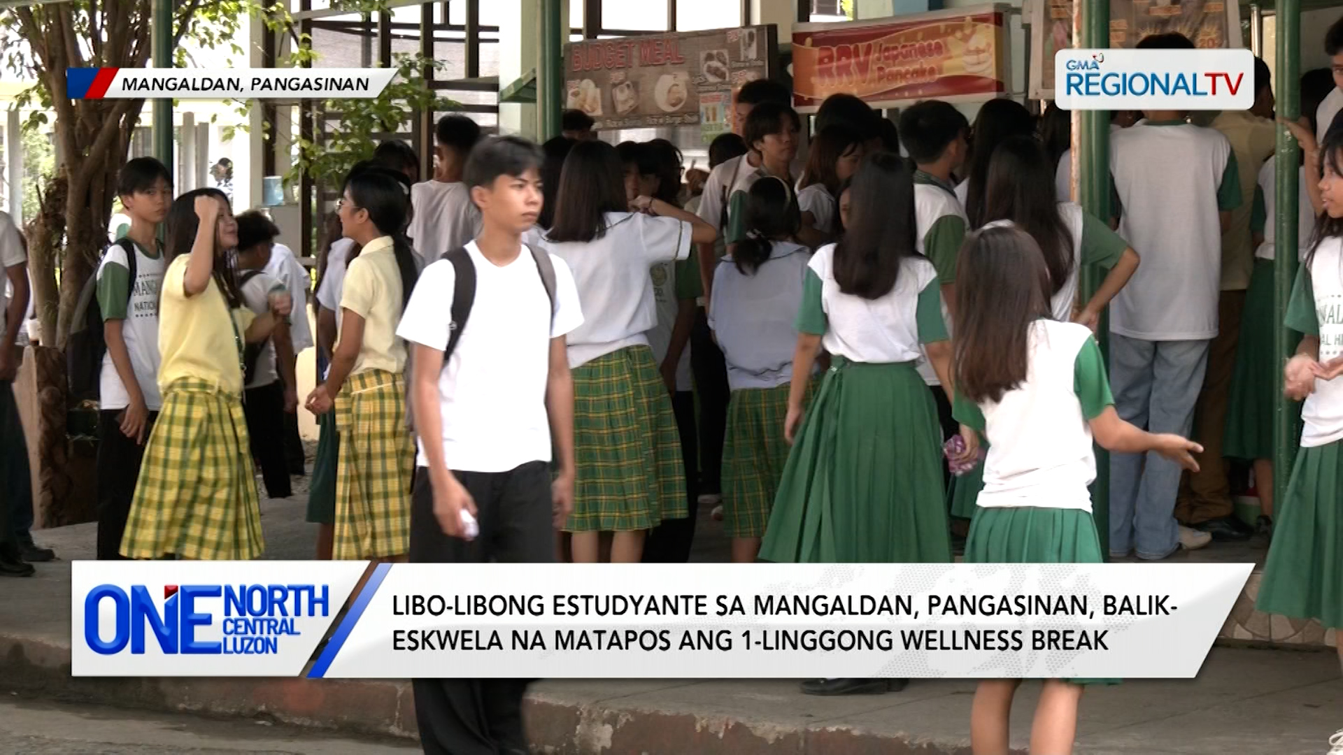 Libo-libong estudyante sa Mangaldan, Pangasinan, balik-eskwela na | One ...