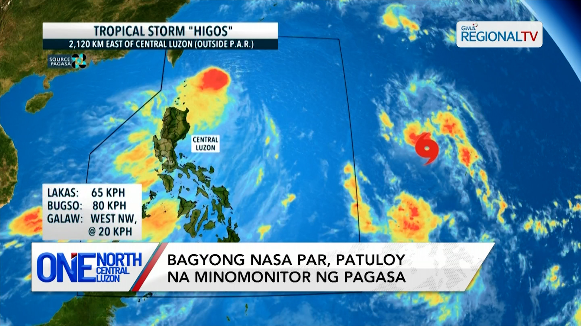 Bagyong Francisco, unti-unti nang lumalayo sa bansa | One North Central ...