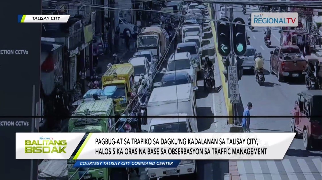 Mas paghuot sa trapiko sa Talisay City sa nagkaduol na ang pasko ...