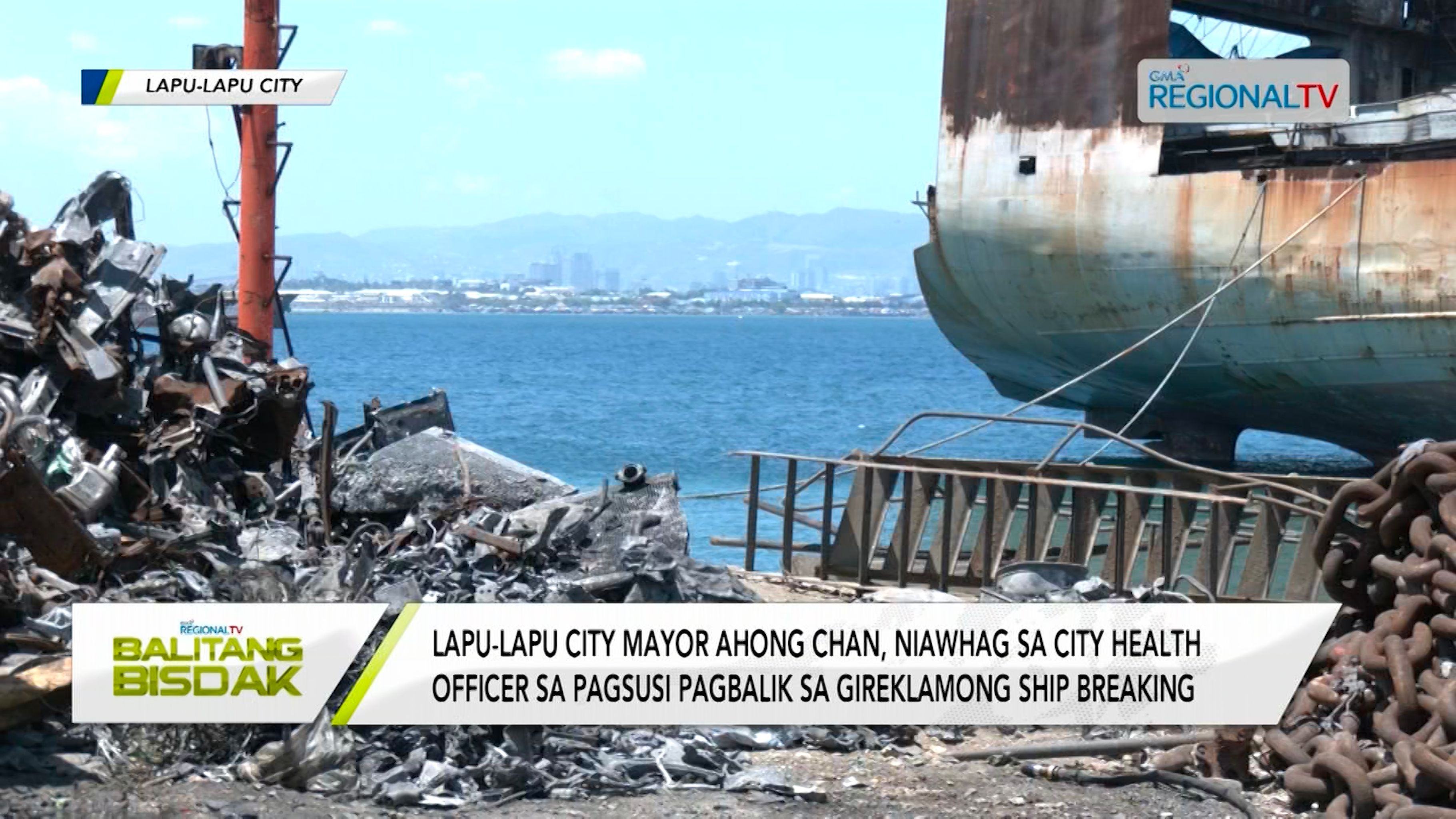 Ship breaking sa Brgy. Punta Engaño, gisusi sa pagbalik
