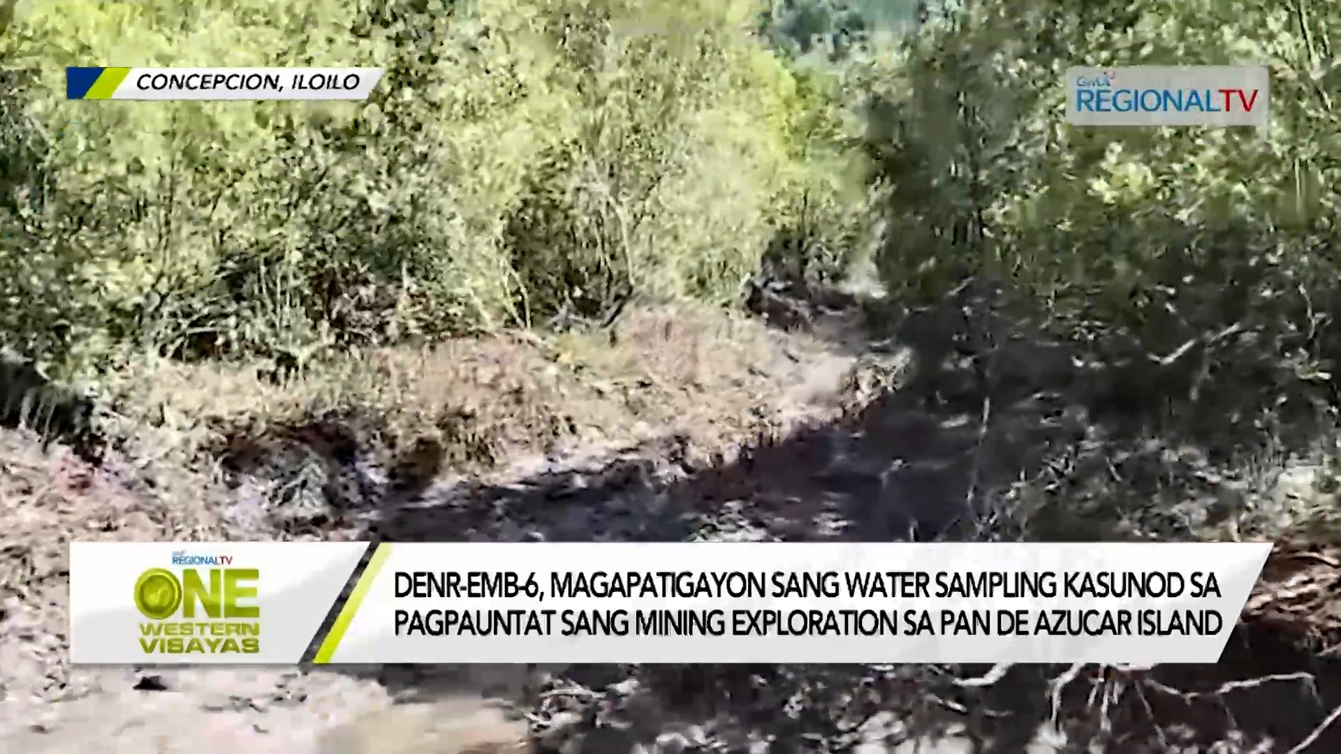 DENR-EMB-6, magapatigayon sang water sampling sa Pan De Azucar Island