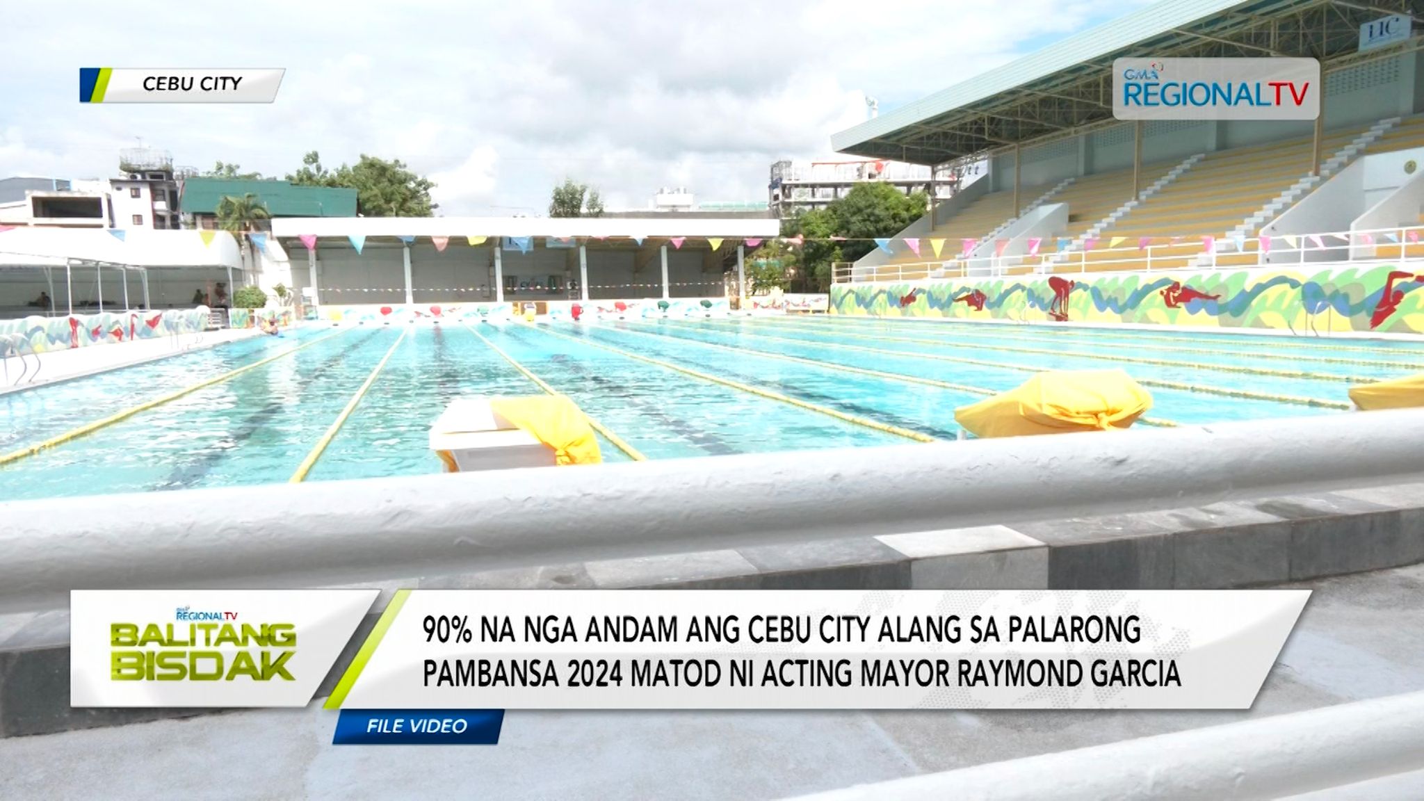 90% na nga andam ang Cebu City alang sa Palarong Pambansa