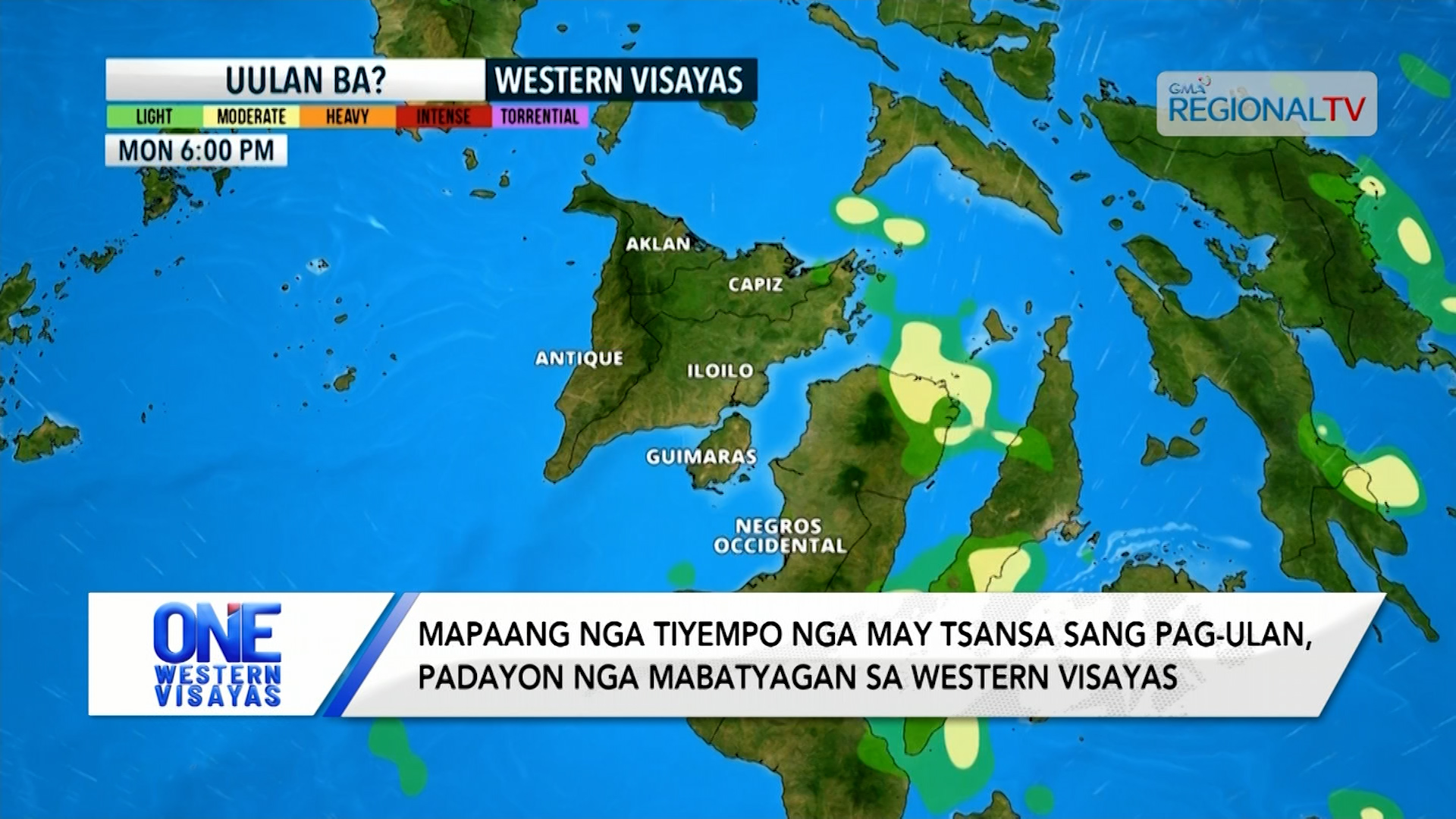 Mapaang nga tiyempo nga may tsansa sang pag-ulan, mabatyagan sa Western Visayas