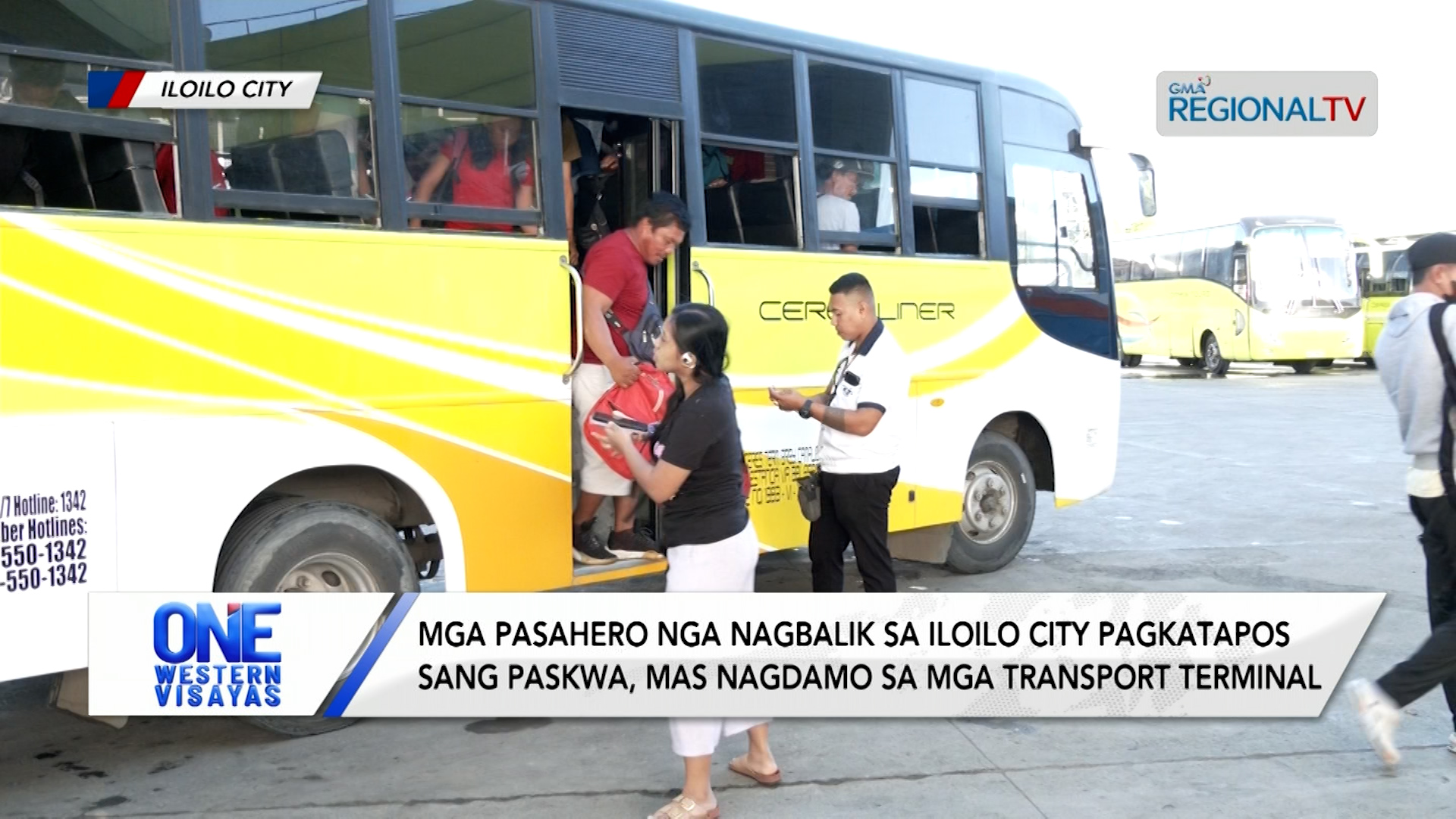 Mga pasahero nga nagbalik sa Iloilo City pagkatapos sang paskwa, mas ...