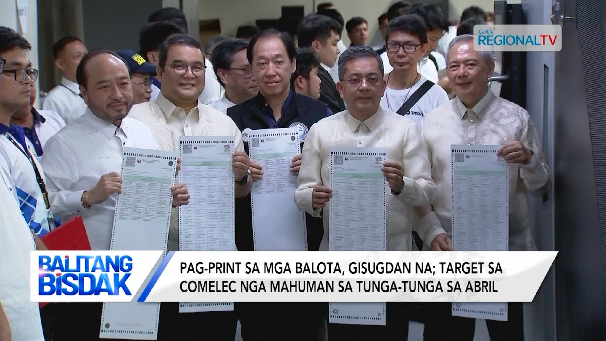 Pag-imprinta sa mga balota, gisugdan na sa COMELEC