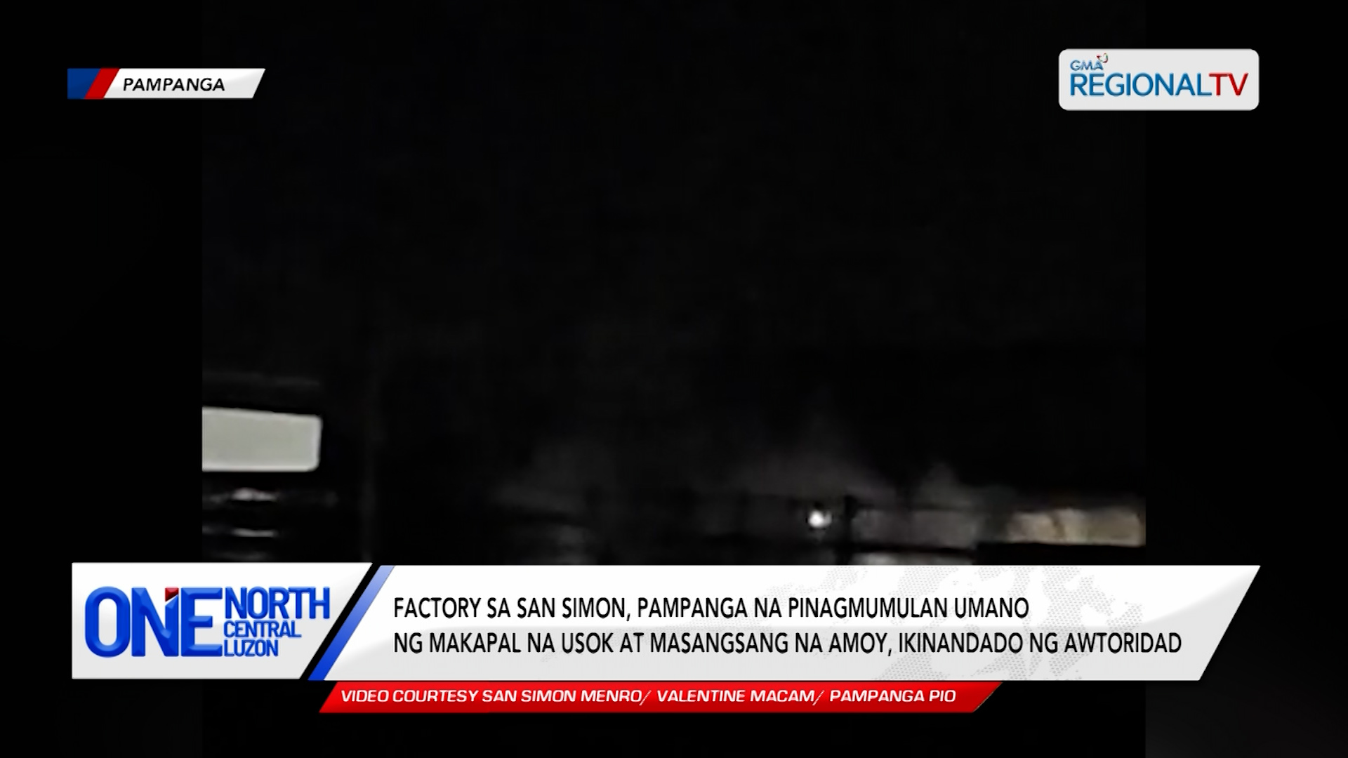 Factory na pinagmumulan umano ng makapal na usok, ikinandado ng awtoridad