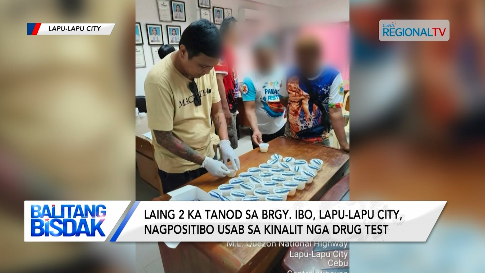 Pipila ka empleyado gikan sa drug-cleared barangay, nagpositibo sa drug ...