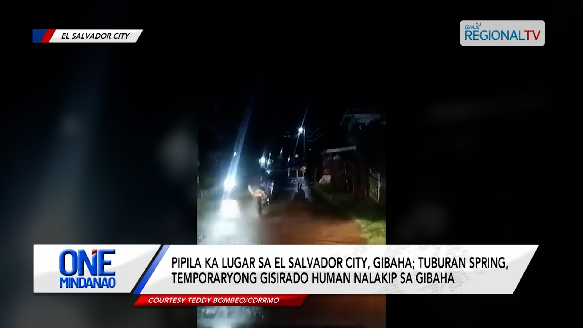 Pipila ka lugar sa El Salvador City, gibaha; Tuburan Spring, temporaryong gisirado