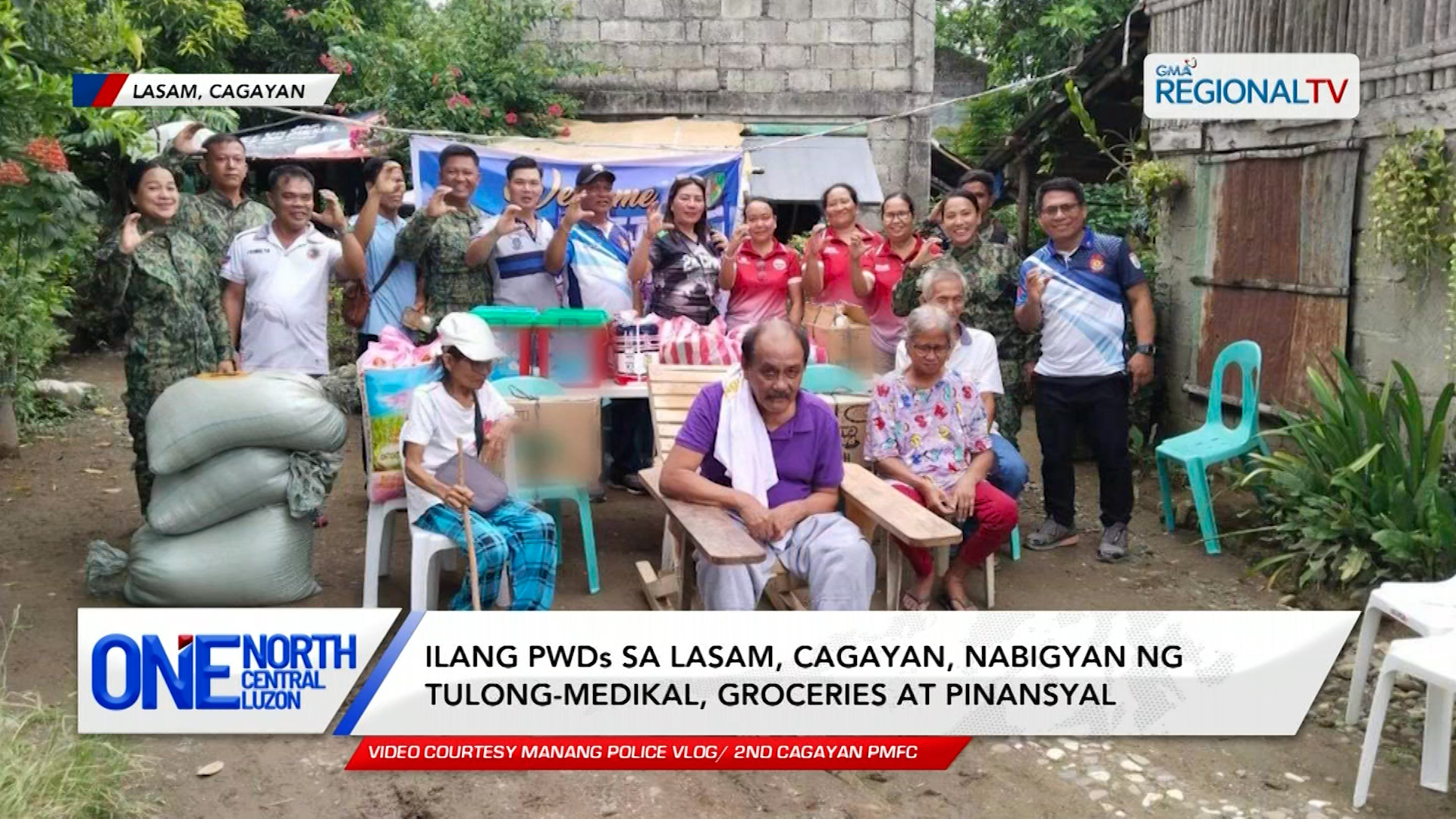 Ilang PWDs sa Cagayan, nabigyan ng tulong-medikal, groceries at pinansyal | One North Central Luzon
