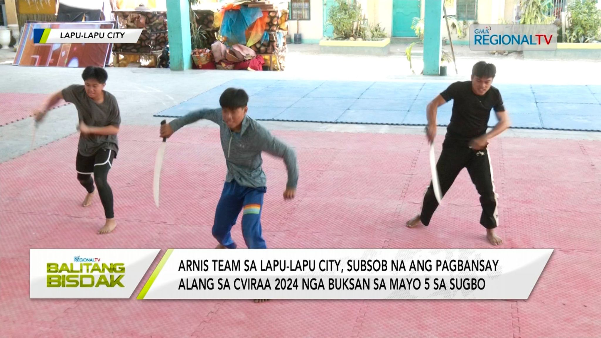 Arnis team sa Lapu-Lapu, padayon sa pagbansay alang sa CVRAA