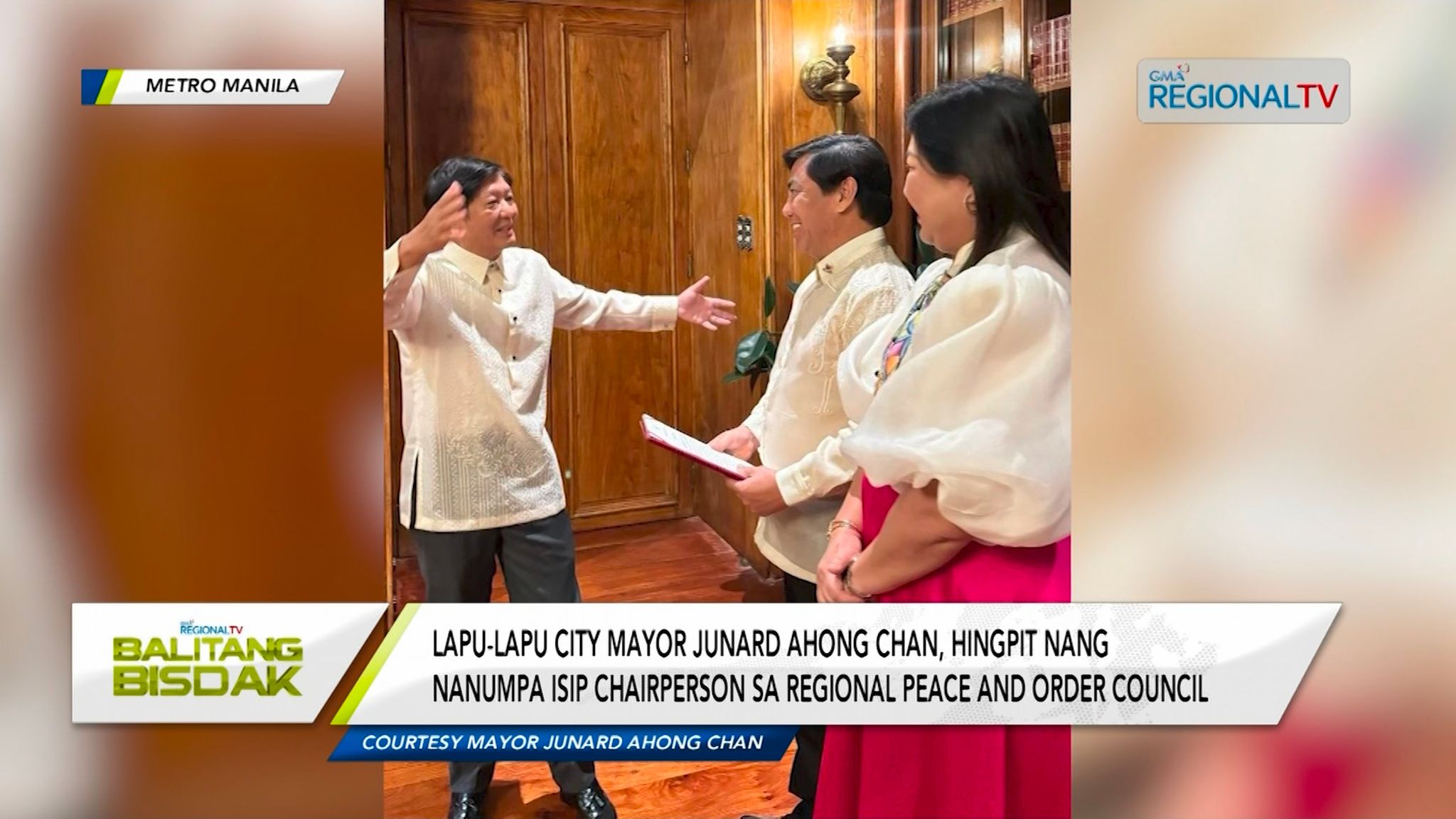 Lapu-Lapu City Mayor Ahong Chan, bag-ong chairperson sa RPOC