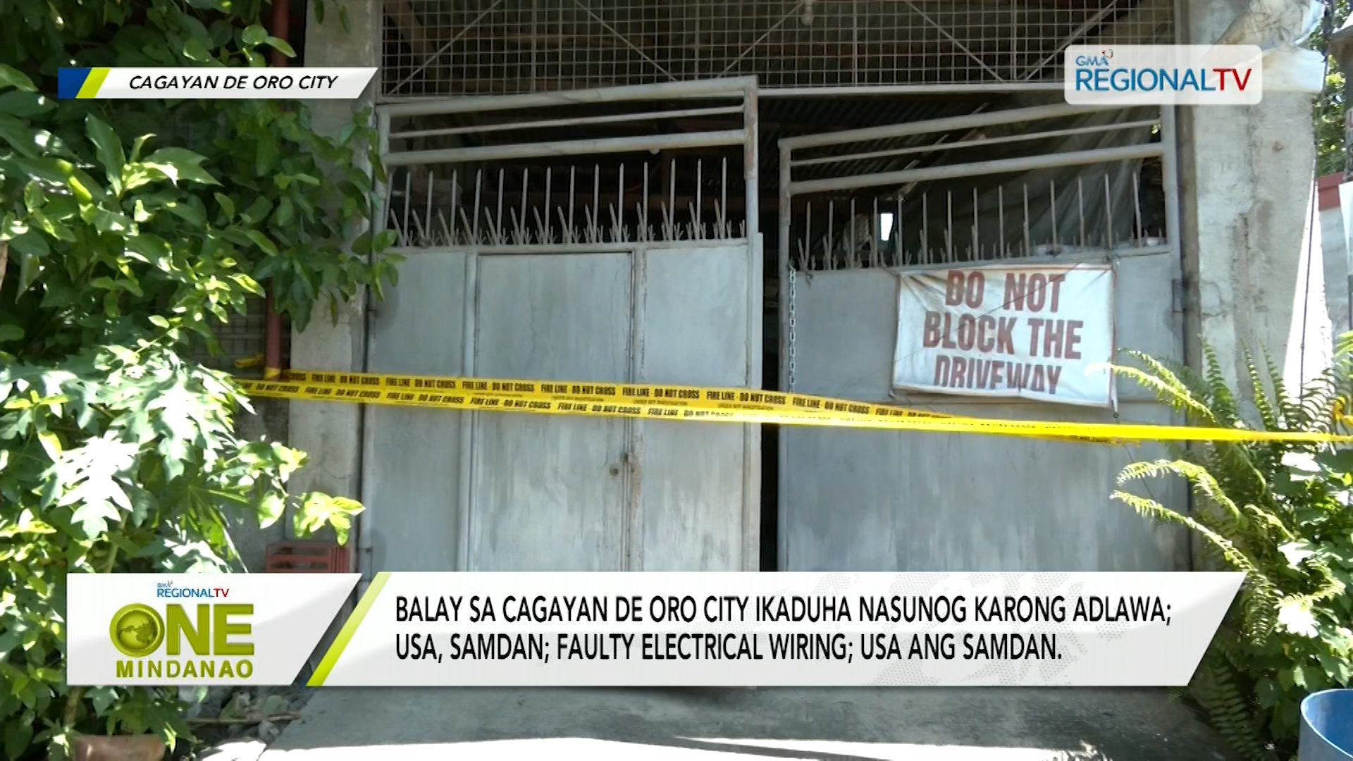5-anyos nga babae, patay human nasunog ang balay niini sa Agusan del Norte