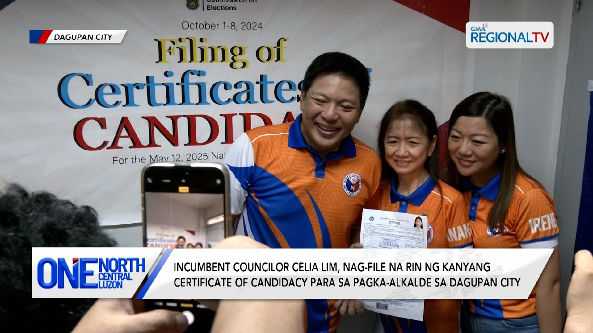 Dagupan Councilor Celia Lim, nag-file na rin ng COC para sa pagka-alkalde