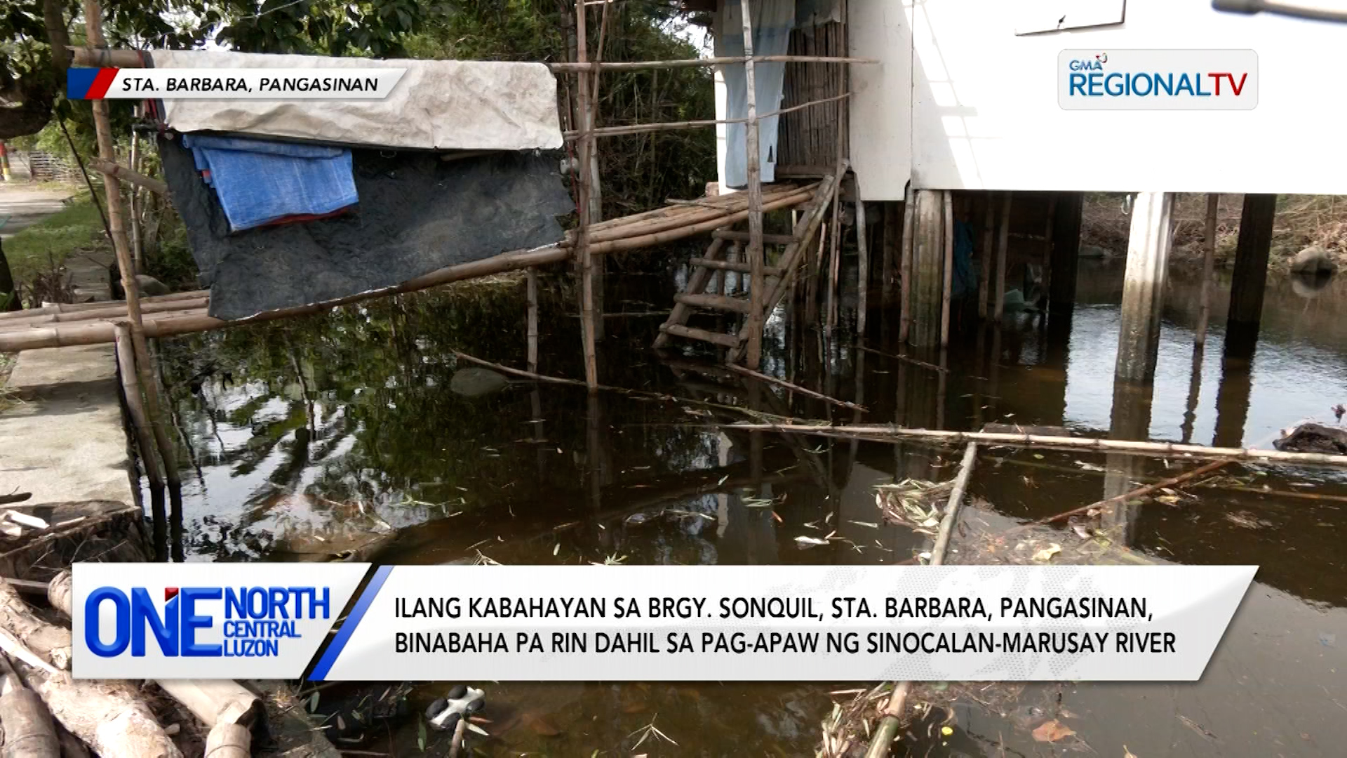 Ilang kabahayan sa Brgy. Sonquil, Sta. Barbara, binabaha pa rin