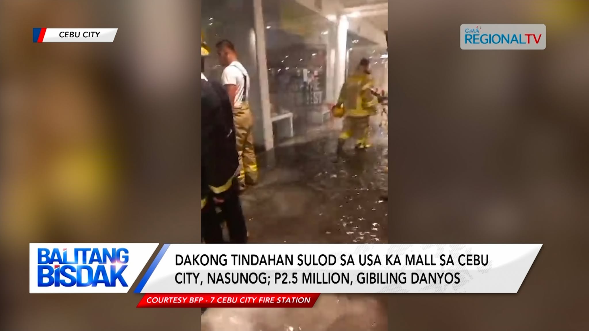 Dakong tindahan sulod sa mall sa Cebu City, nasunog; P2.5 million ...