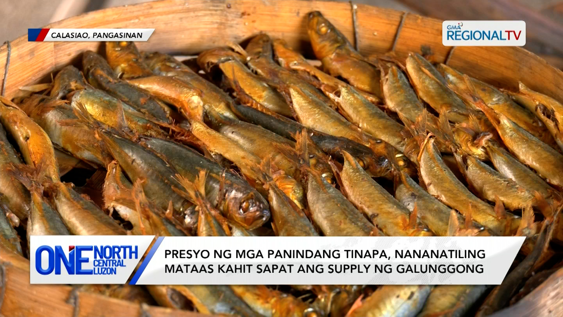 Presyo ng mga panindang tinapa, nananatiling mataas kahit sapat ang supply