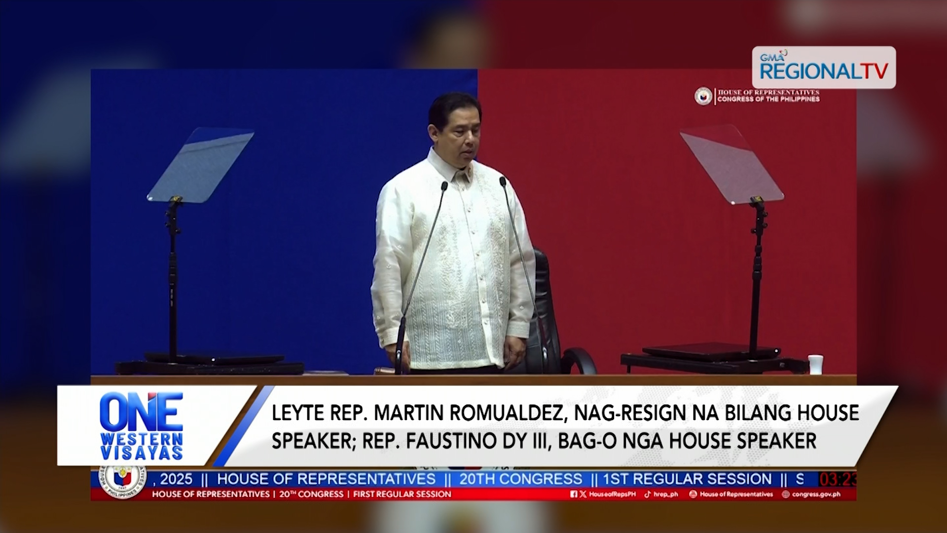 Rep. Martin Romualdez, nag-resign nga House Speaker; Rep. Dy III ...