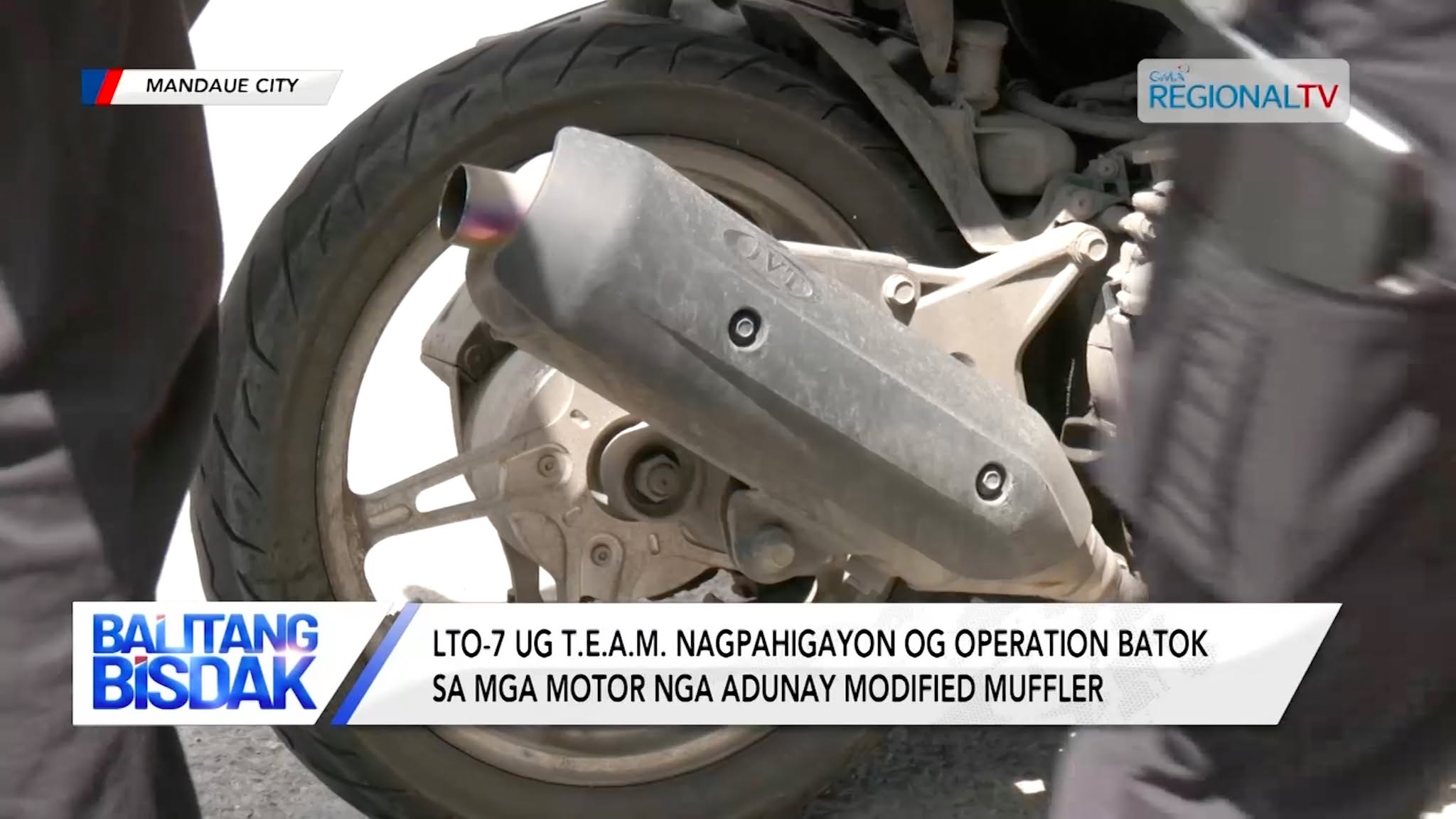LTO-7 ug T.E.A.M. Nanakop sa mga nigamit og Modified Muffler | Balitang ...