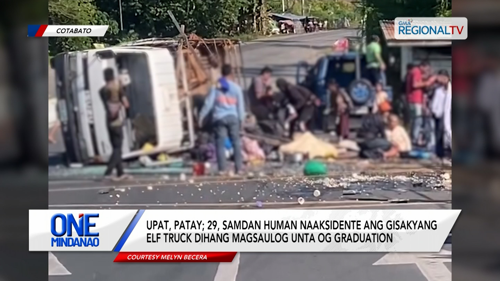 Upat, patay; 29, samdan human naaksidente ang gisakyang elf truck | One ...