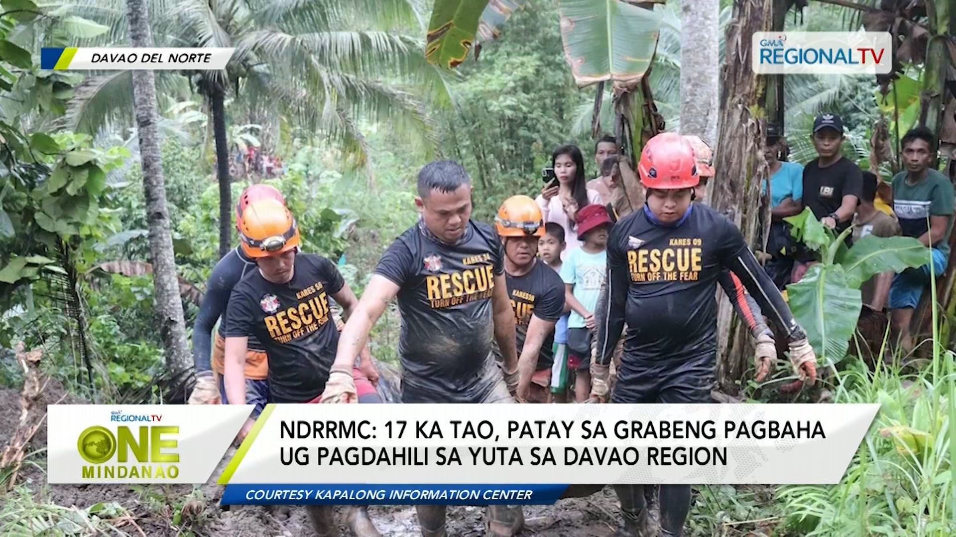 Tulay nga gidagsa sa mga residente nga nag-atang og gianod nga lubi, nahugno