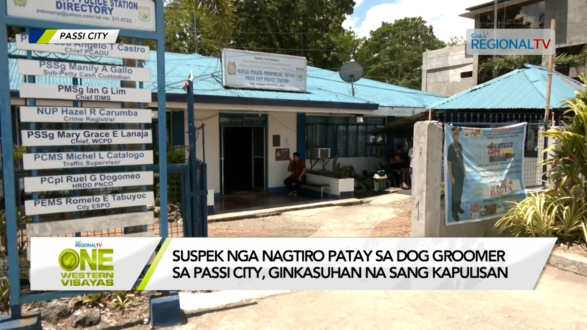Suspek nga nagtiro patay sa dog groomer sa Passi City, ginkasuhan na