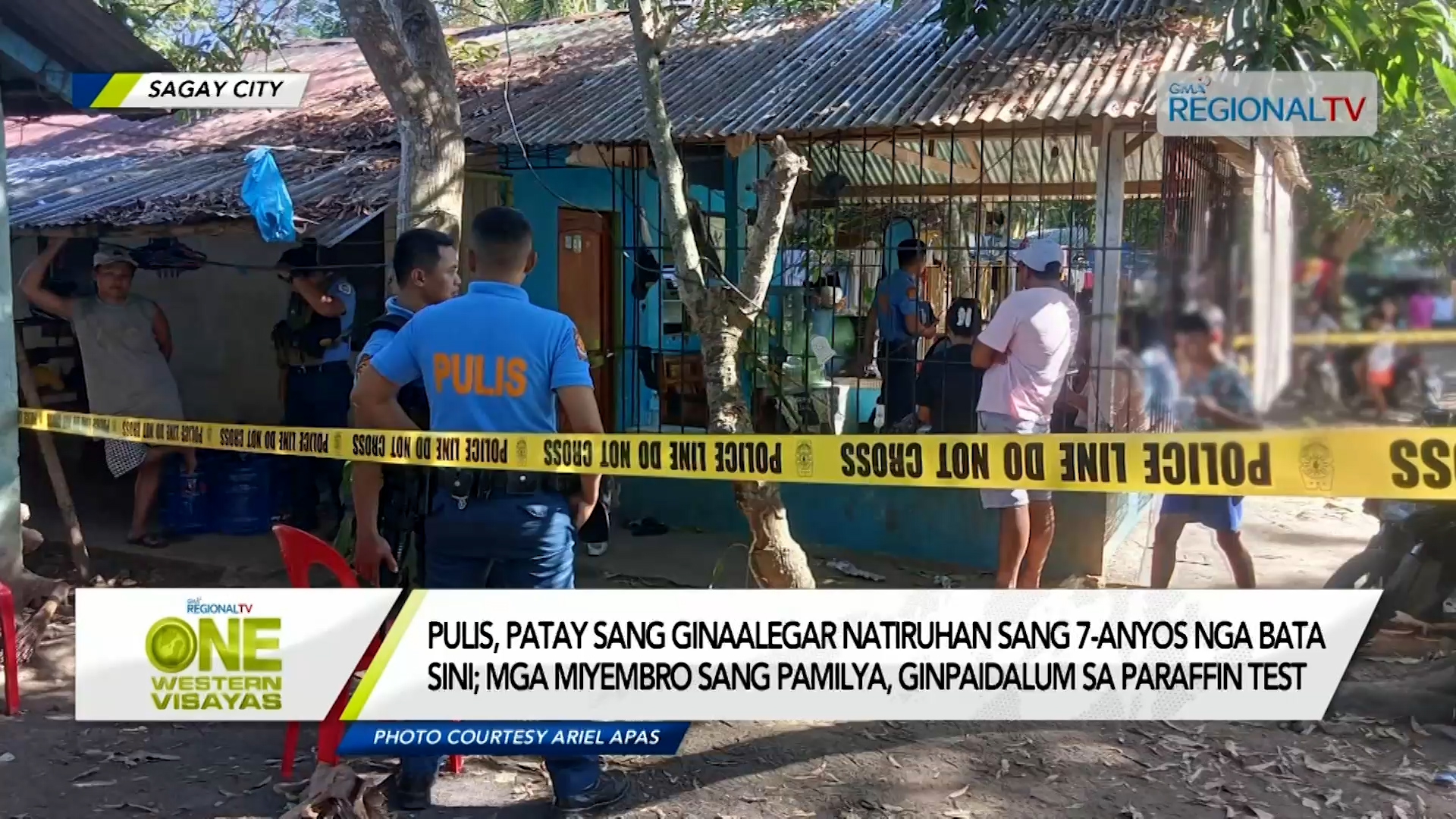 Pulis, patay sang ginaalegar natiruhan sang 7-anyos nga bata sini