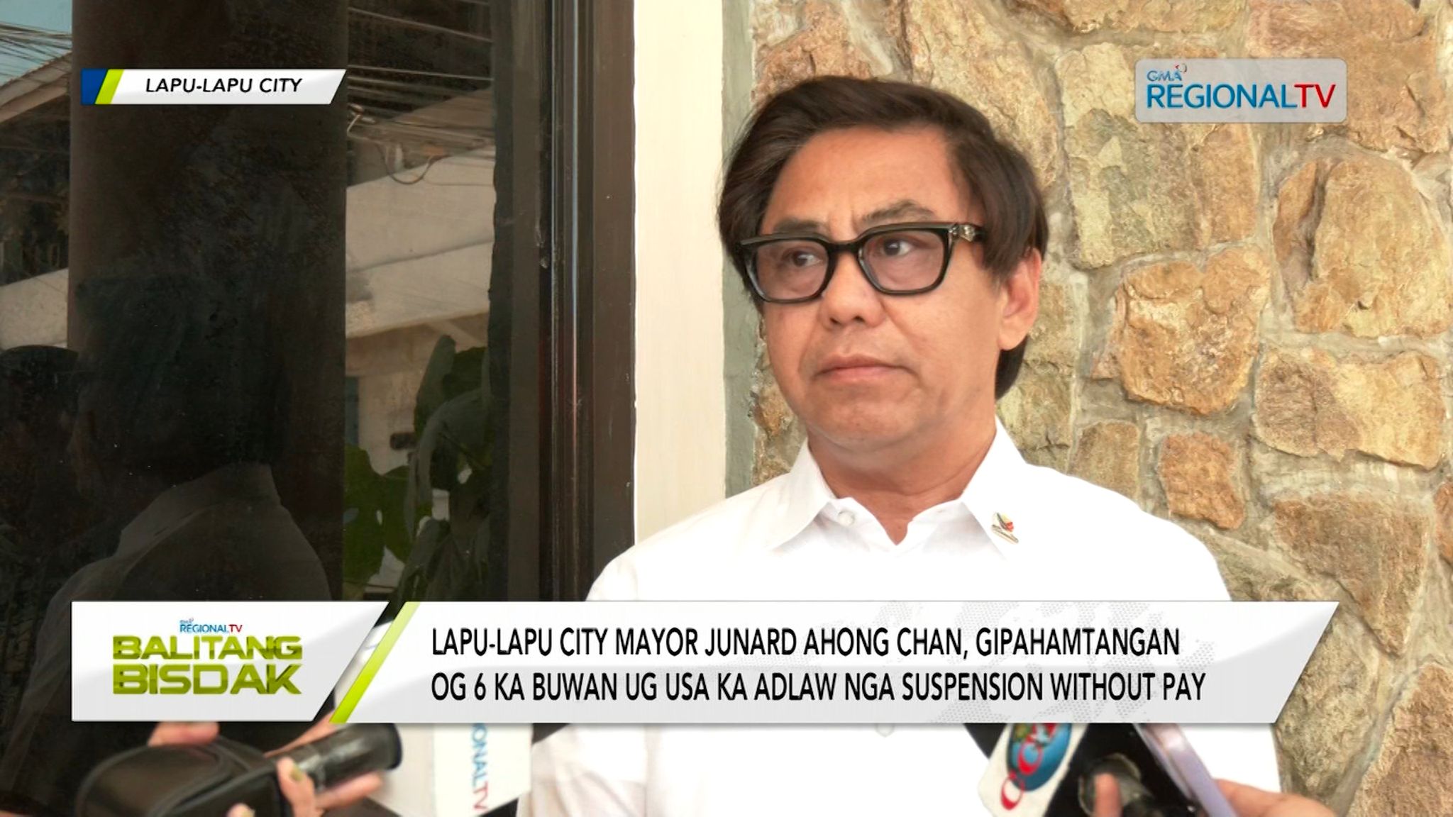 Lapu-Lapu City Mayor Ahong Chan, adunay giklaro kabahin sa suspension order