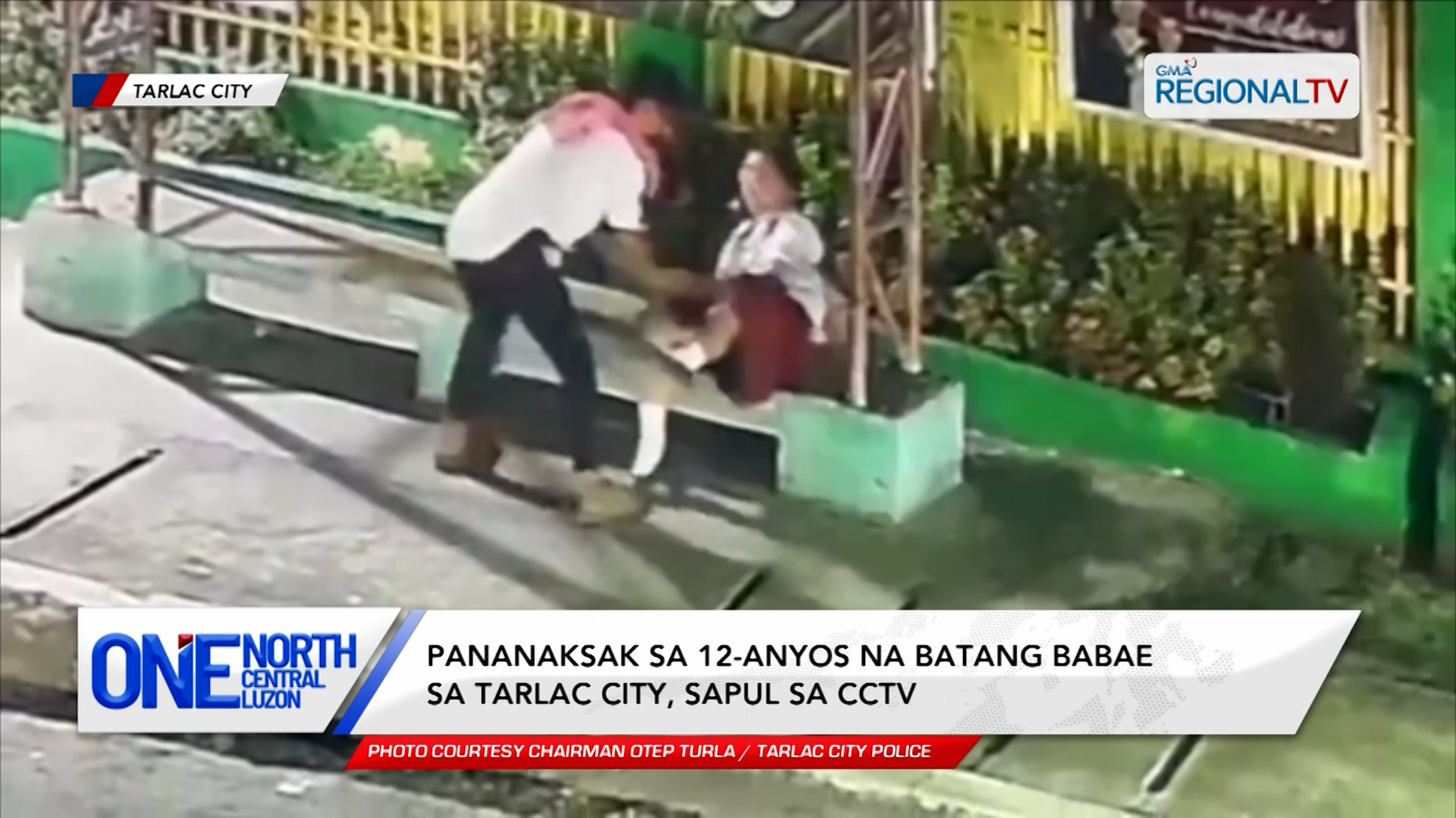 Pananaksak sa 12-anyos na batang babae sa Tarlac City, sapul sa CCTV
