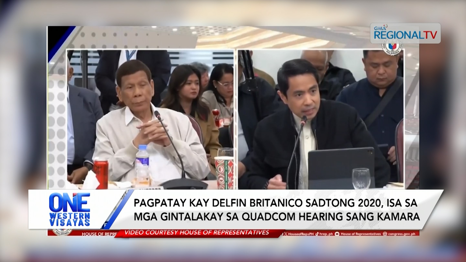 Pagpatay kay Delfin Britanico sadtong 2020 isa sa gintalakay sa Quadcom ...