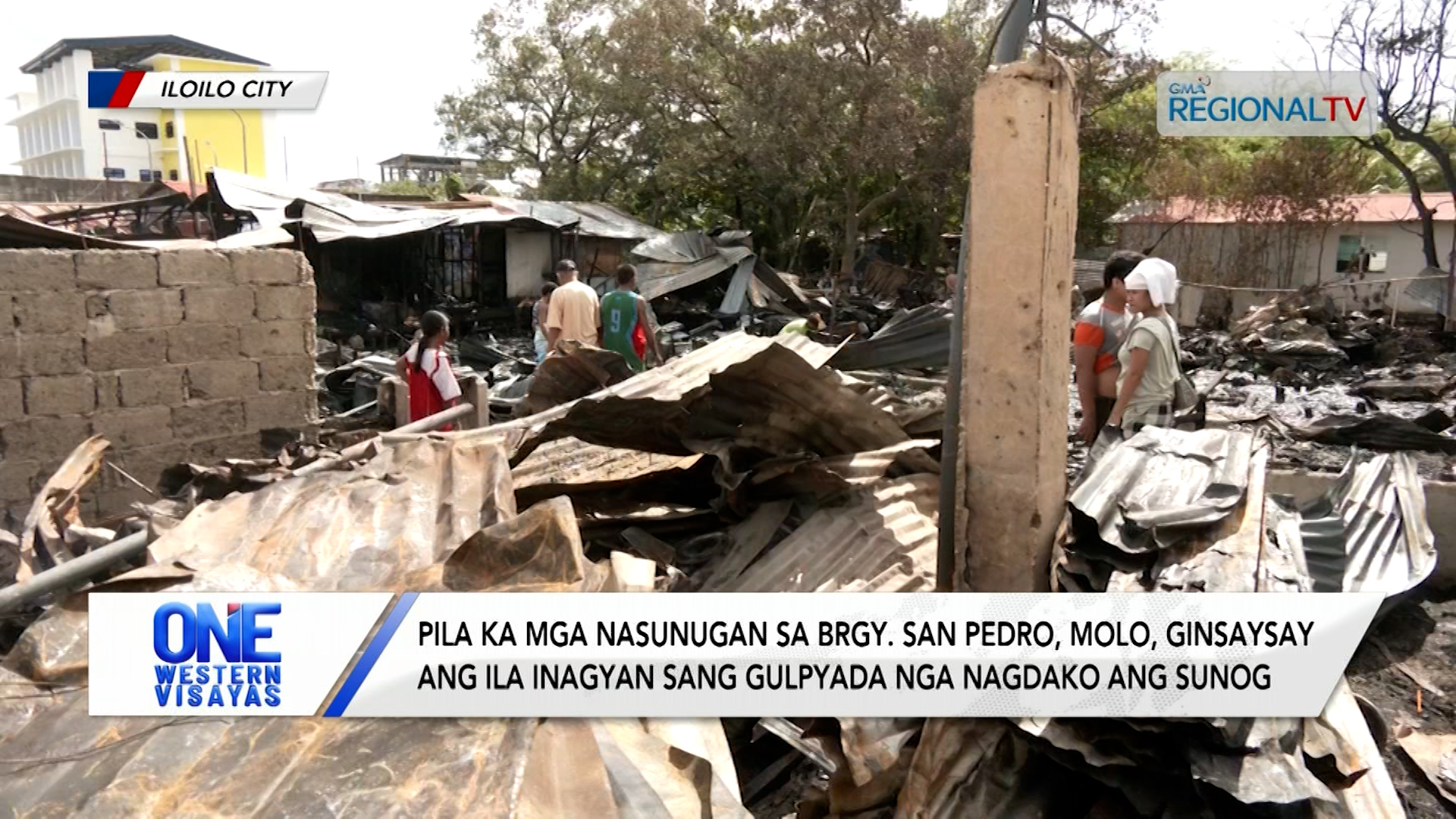 Pila ka mga nasunugan sa Brgy. San Pedro, Molo, ginsaysay ang ila inagyan