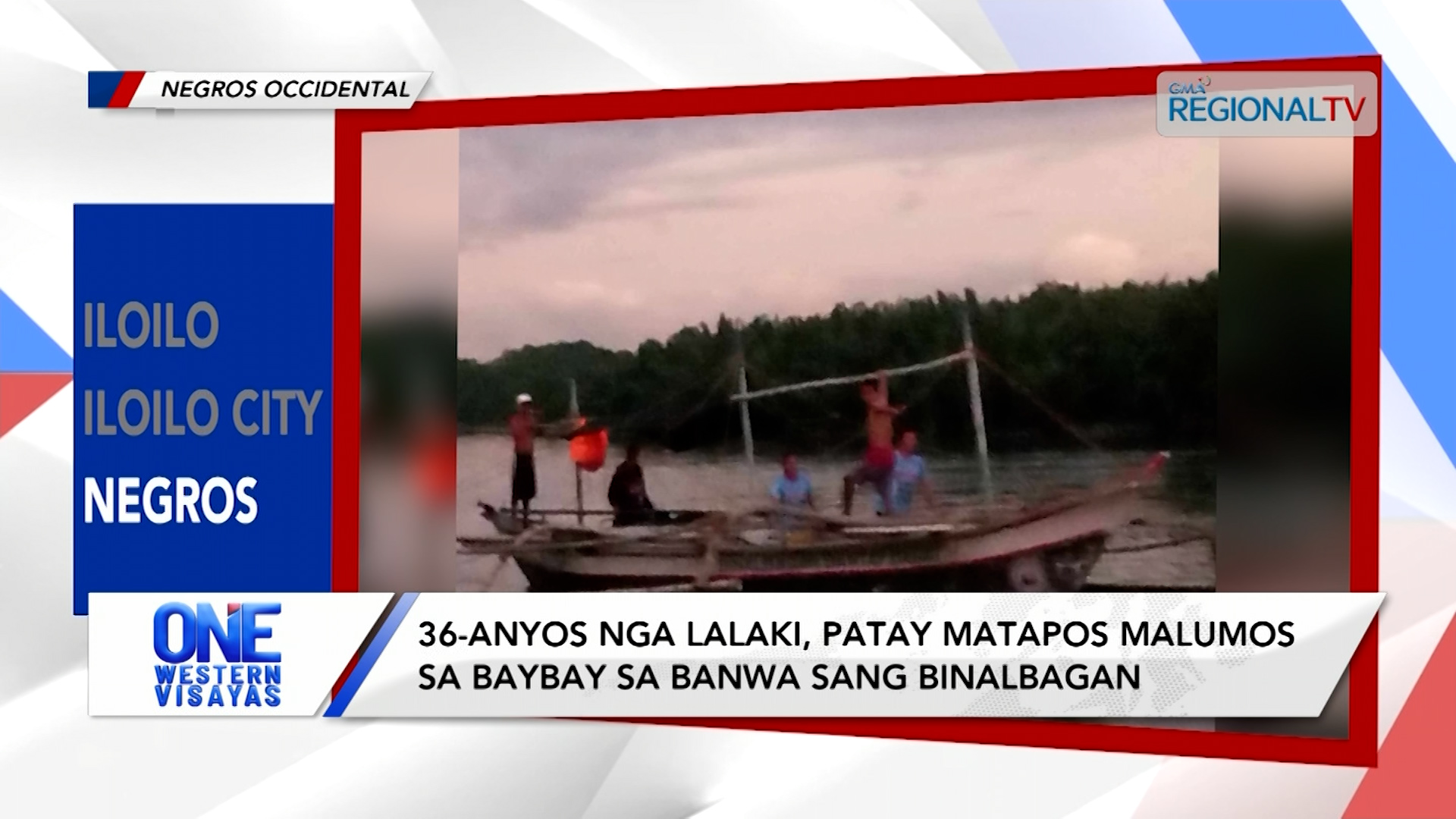 36-anyos nga lalaki, patay matapos malumos sa baybay sa banwa sang Binalbagan