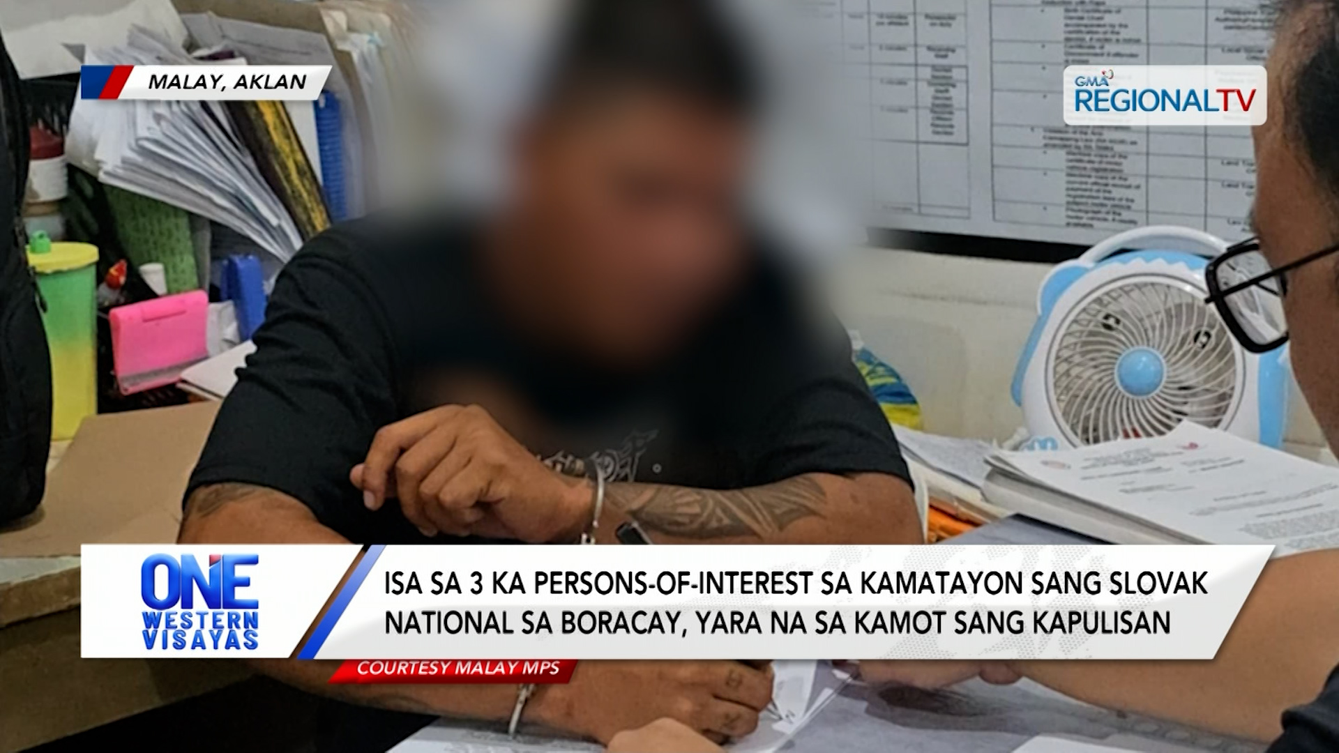 Isa sa 3 ka persons-of-interest sa kamatayon sang Slovak national sa Boracay