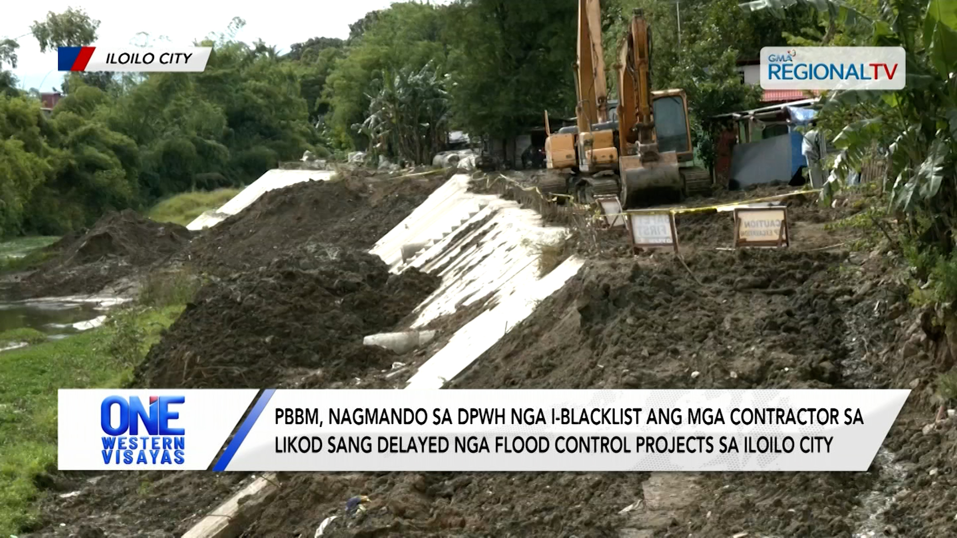 PBBM: i-blacklist ang contractors sang delayed flood control project sa Iloilo | One Western Visayas