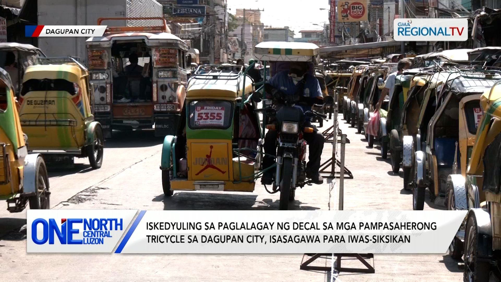 Iskedyuling sa paglalagay ng decal sa mga tricycle, isasagawa | One ...