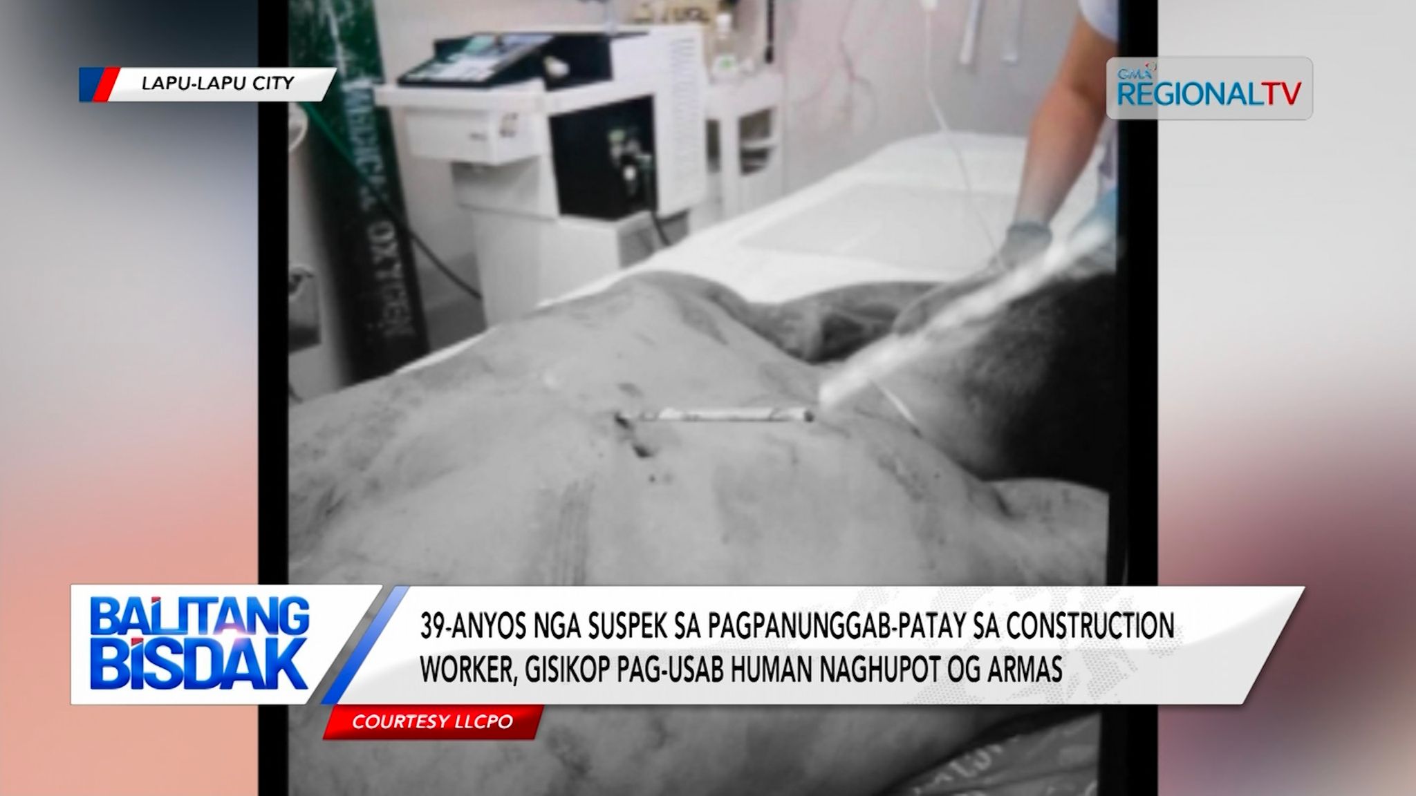 32-anyos nga construction worker, gidunggab-patay