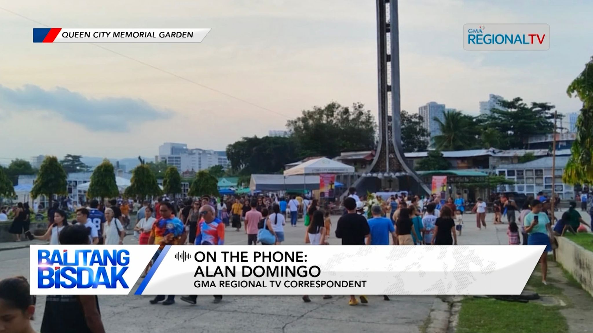 Queen City Memorial Garden, inanay nang gidagsa sa mga mibisita