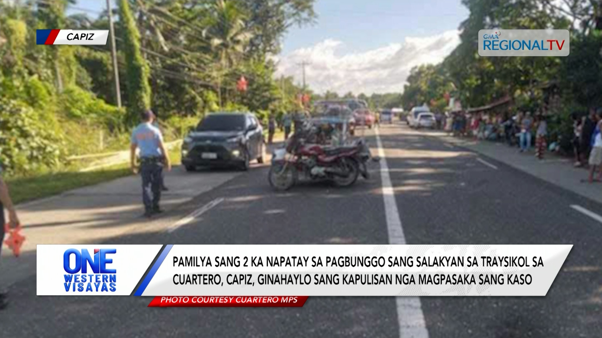 Mag-iloy patay sang mabungguan sang salakyan ang ila ginasakyan nga ...