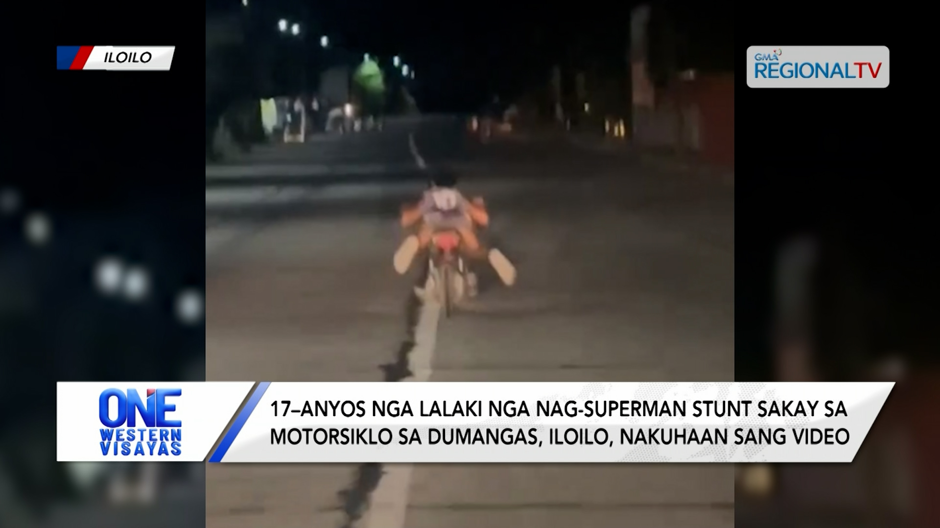 17-anyos nga lalaki, nag-superman stunt sakay sa motorsiklo sa Dumangas ...