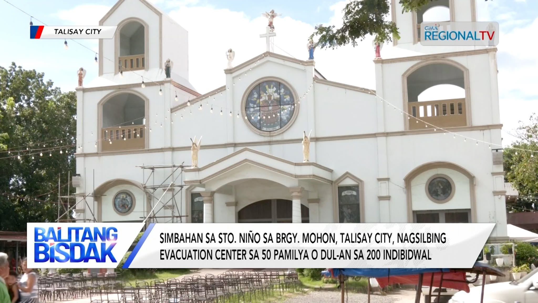 Usa ka Simbahan sa Talisay City, Nagsilbing Evacuation Center sa mga ...