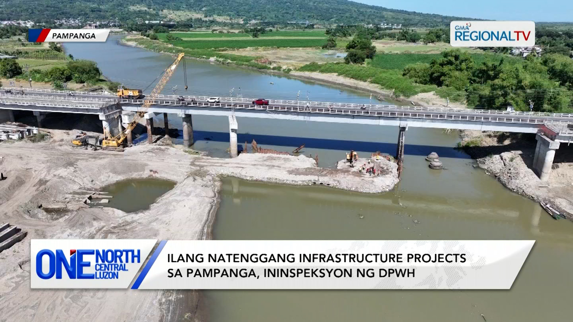 Ilang natenggang infrastructure projects sa Pampanga, ininspeksyon ng ...