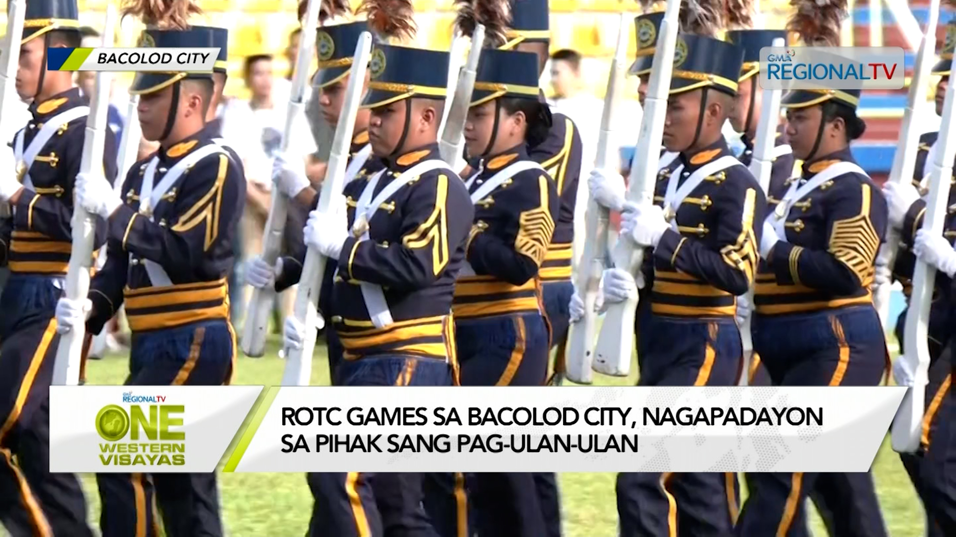 ROTC Games sa Bacolod City, nagapadayon sa pihak sang pag-ulan-ulan
