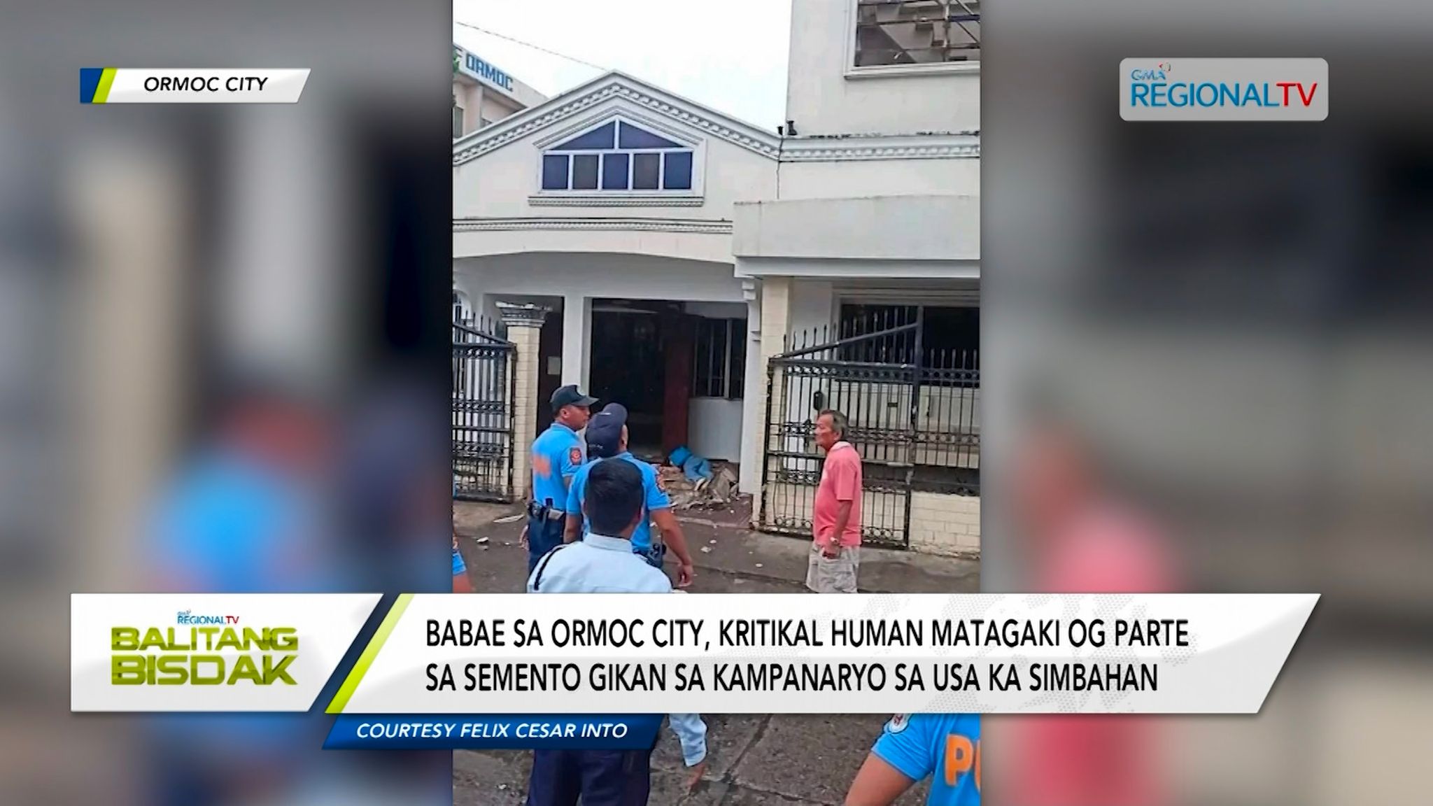 Dalaga sa Omoc City, Kritikal Human Maigo sa Natagak nga Semento sa ...