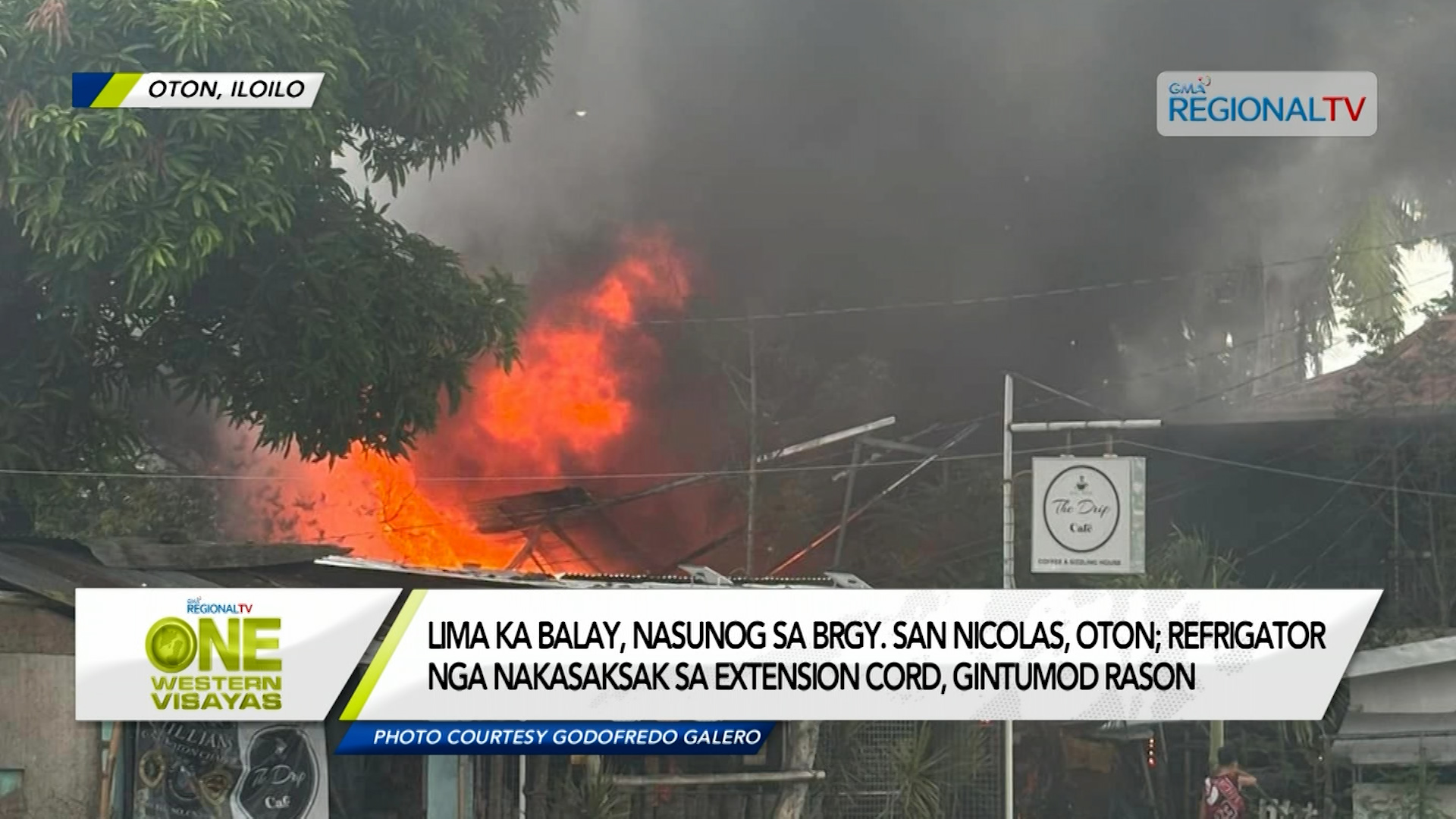 Lima ka balay, nasunog sa Brgy. San Nicolas, Oton