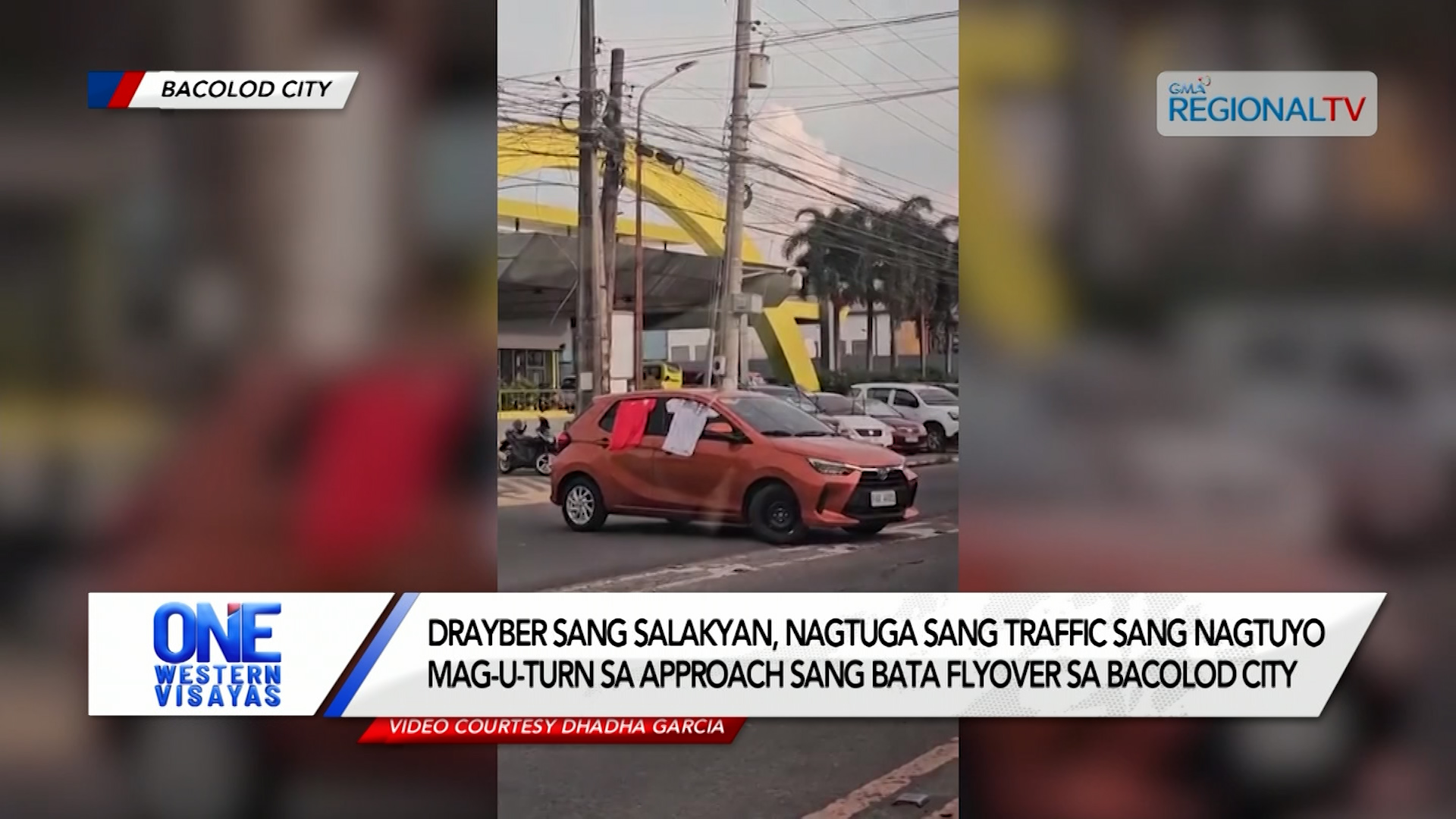 Drayber sang salakyan, nagtuyo mag-u-turn sa approach sang flyover, nag ...