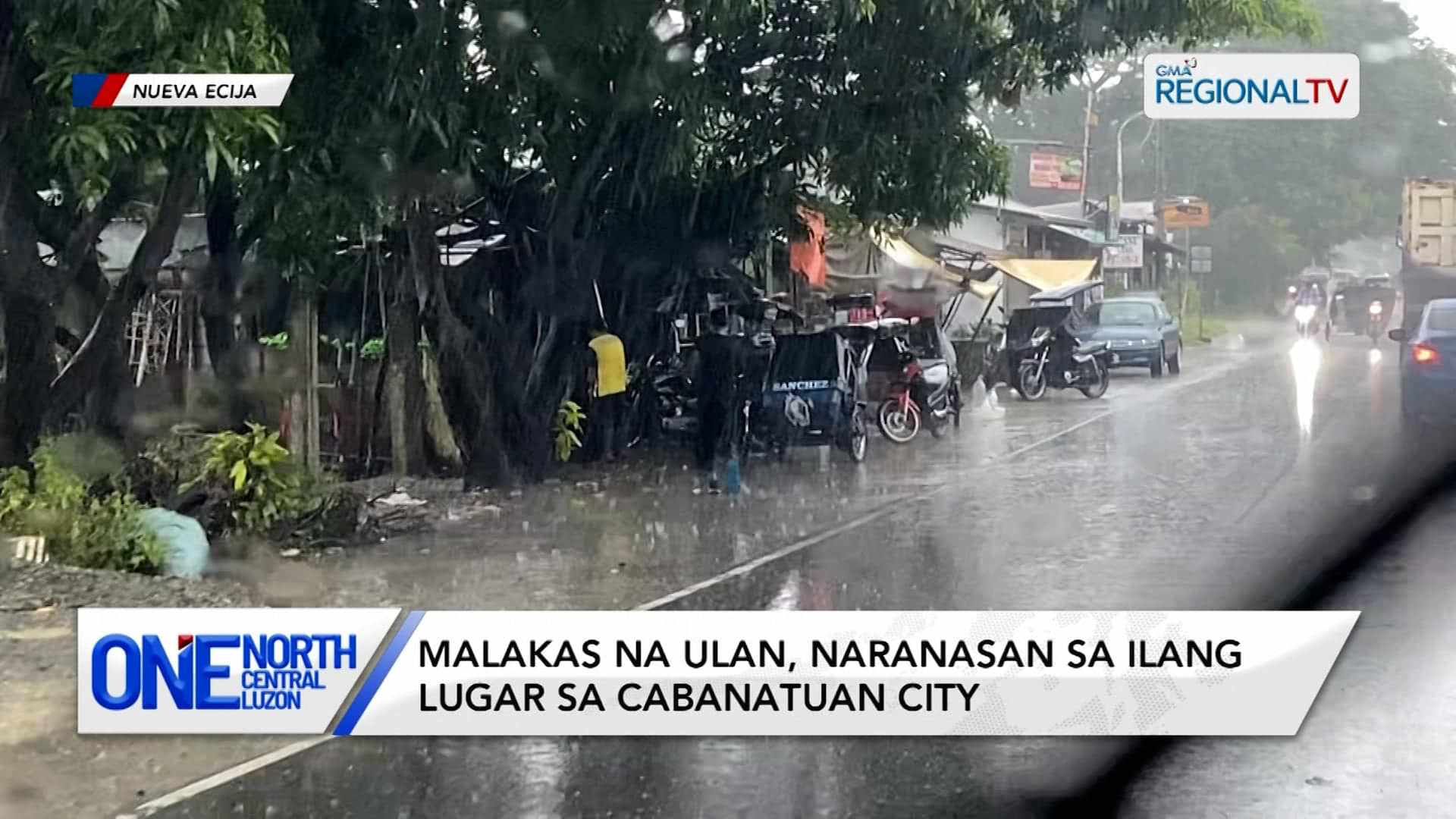 Malakas na ulan, naranasan sa ilang lugar sa Cabanatuan City
