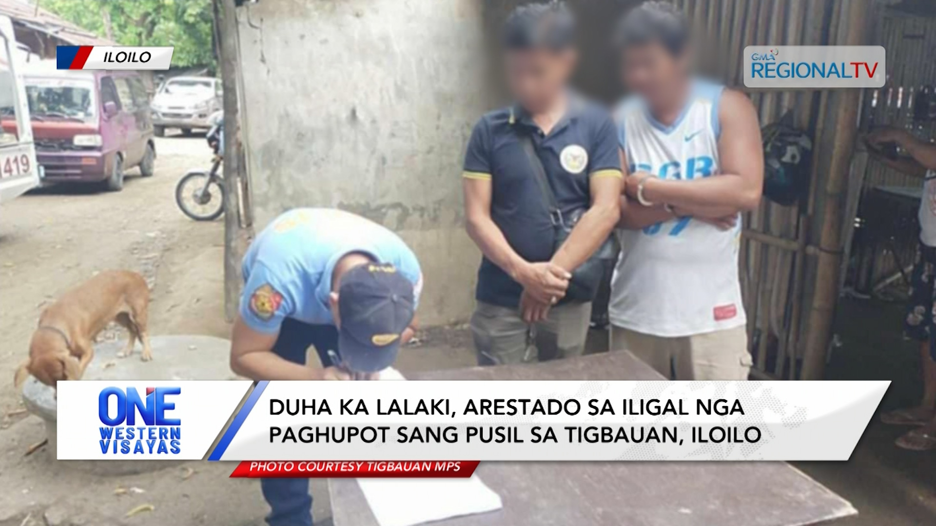 Duha ka lalaki, arestado sa iligal nga paghupot sang pusil sa Tigbauan ...