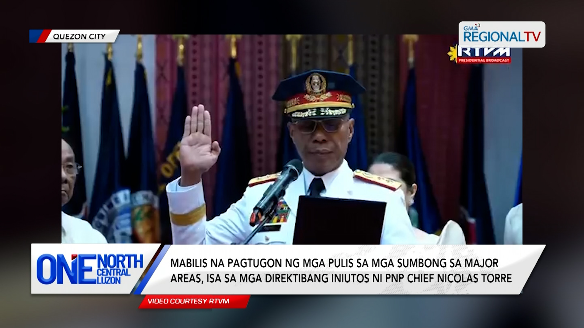 Mabilis na pagtugon ng mga pulis, isa sa mga direktiba ni PNP Chief Torre
