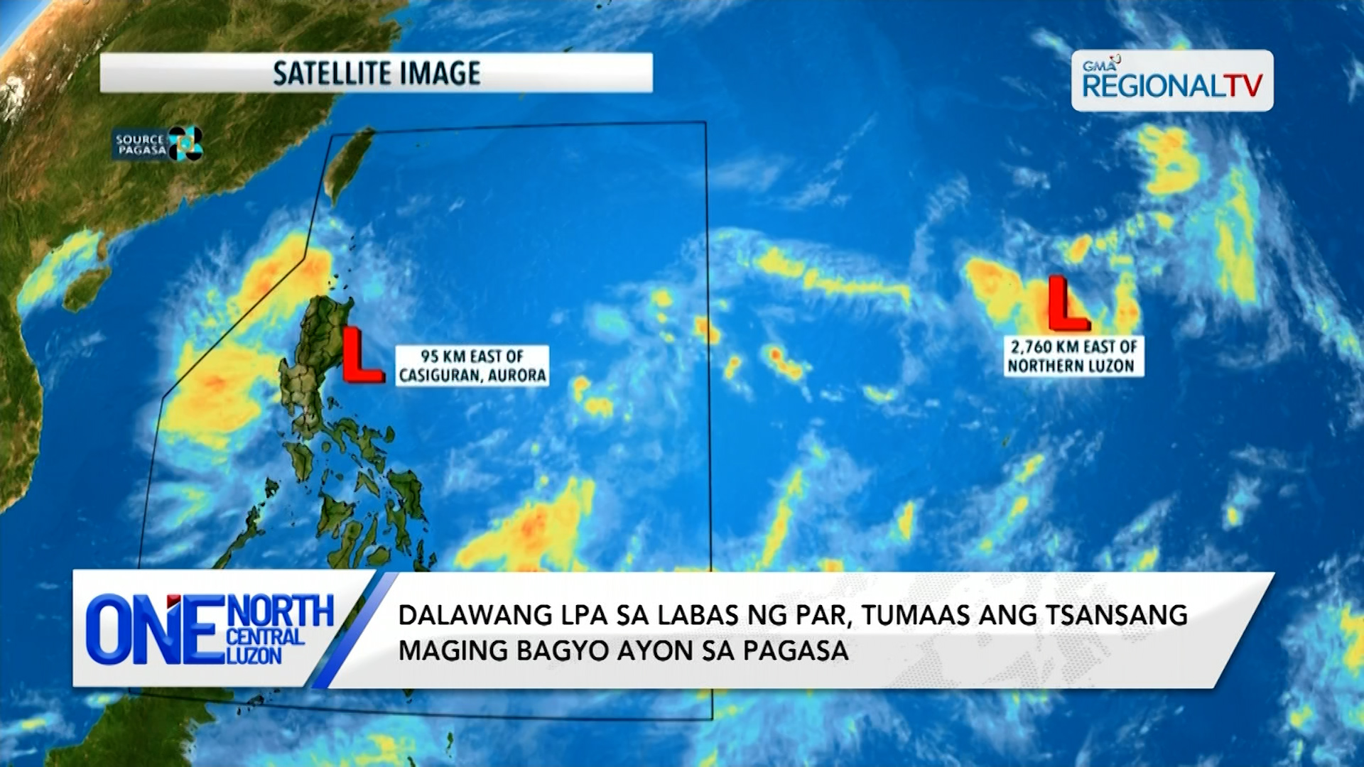 Dalawang LPA, mataas ang tsansang maging bagyo | One North Central Luzon