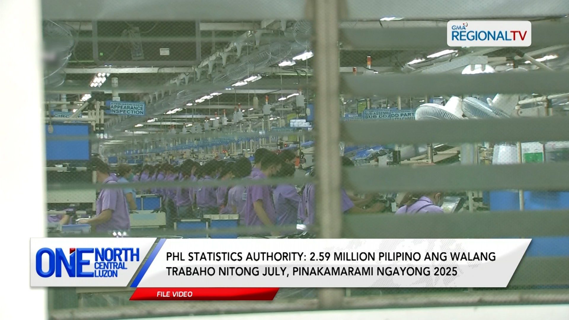 PHL Statistics Authority: 2.59M Pilipino ang walang trabaho nitong July | One North Central Luzon