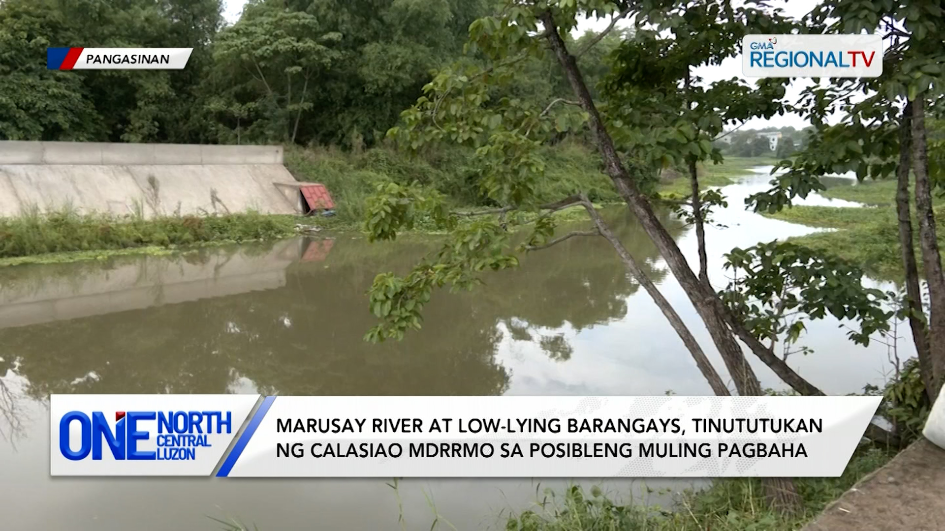 Marusay River at low-lying barangays, tinututukan ng Calasiao MDRRMO ...